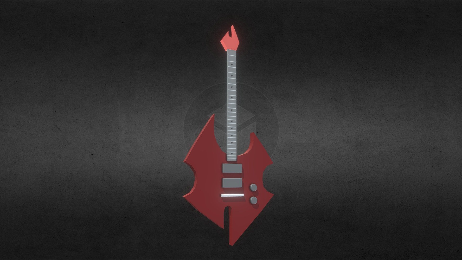 Evil Electric Guitar - 3D model by Espshredz666 [73f923e] - Sketchfab
