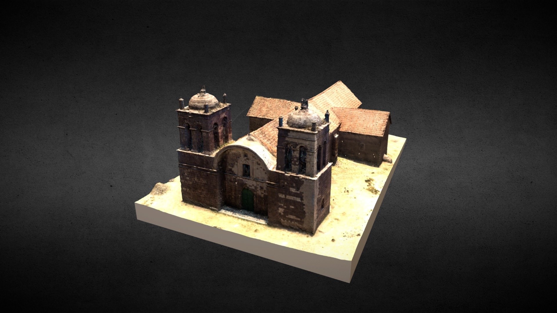 Basilica Menor de Santa Barbara de Caquingora - 3D model by ...