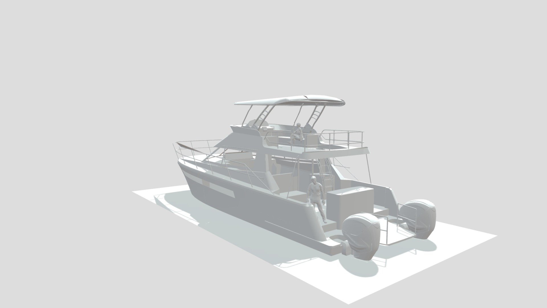 ArrowCat 420 Flybridge Power Catamaran - 3D model by ArrowCat Power ...