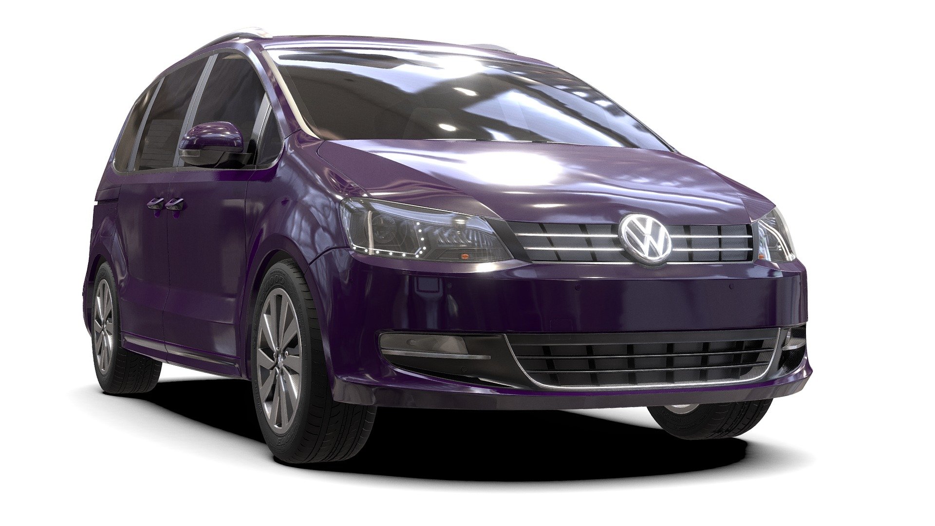 Volkswagen Sharan 2016 - 3D model by autoactiva [7401948] - Sketchfab