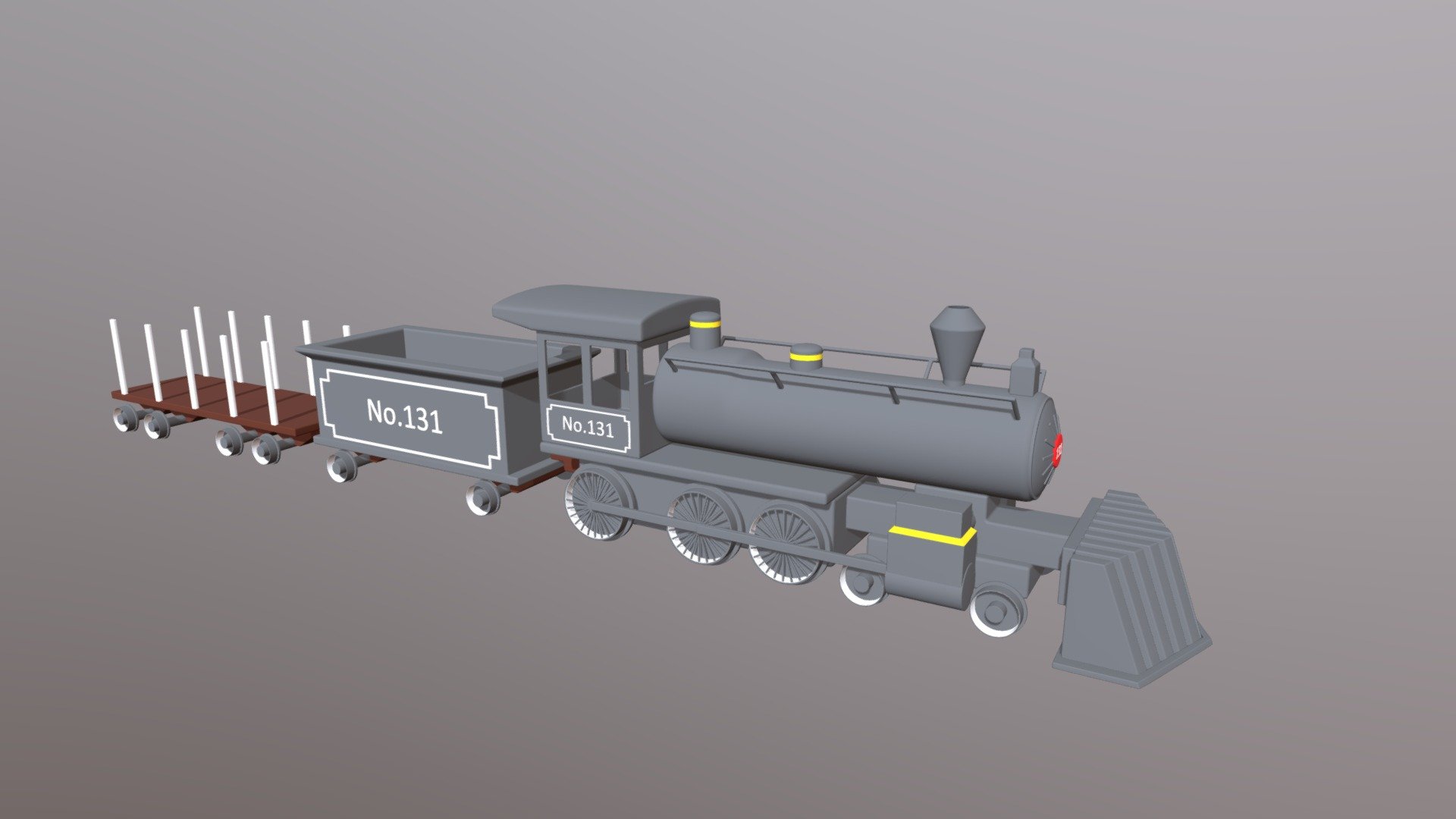 Cartoon Train - 3D model by hoangyenbk2610 [74020c9] - Sketchfab