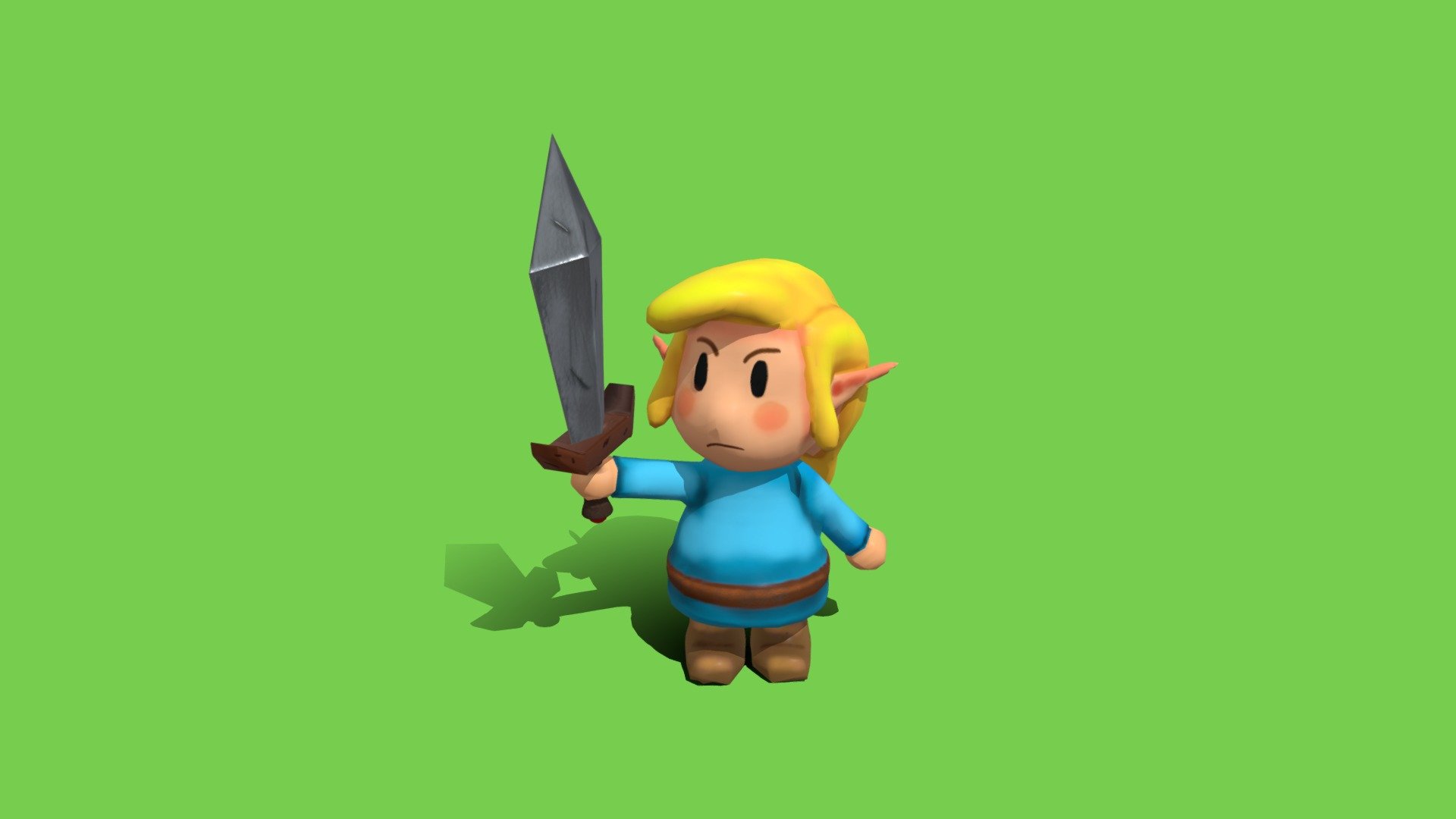 Link Chibi - BOTW - 3D model by Andreu_Nosas [740267a] - Sketchfab