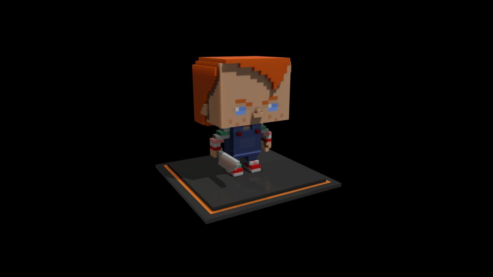 Blocktober2018 05 Chucky - 3D model by Mike.Nicholson [7402ebb] - Sketchfab