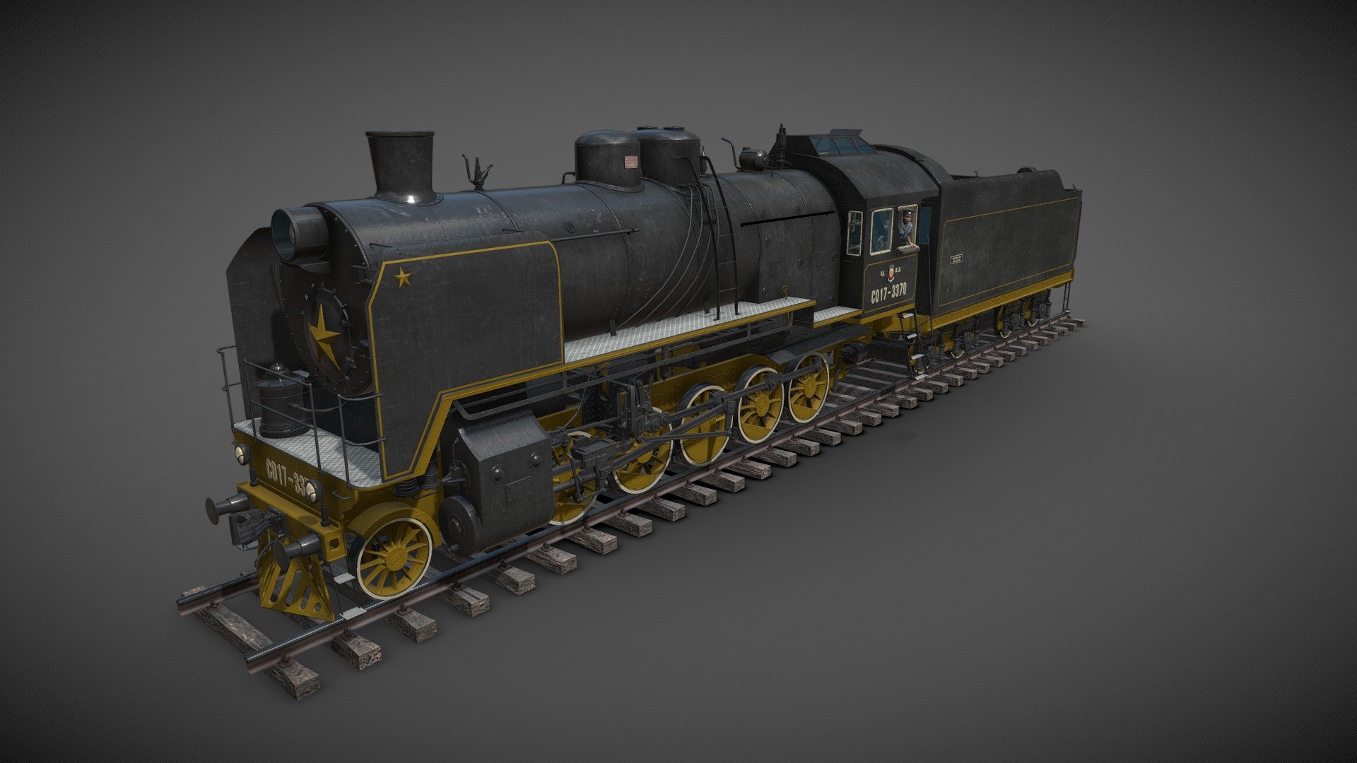 Steam Locomotive - Buy Royalty Free 3D model by youssef.koumi [7403a31 ...