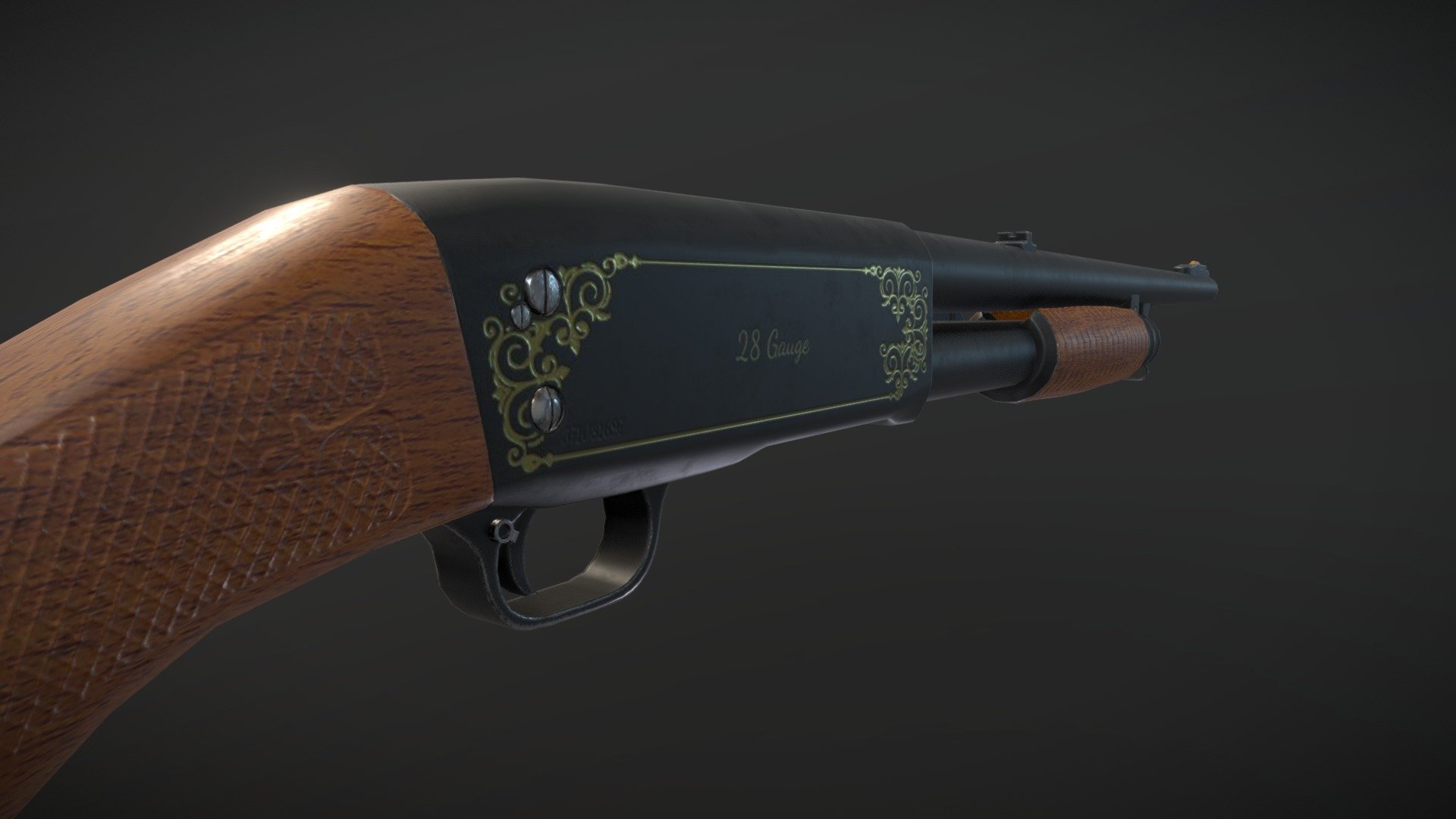 Game-Ready Shotgun Model - 3D model by CGTensai [7404ecf] - Sketchfab