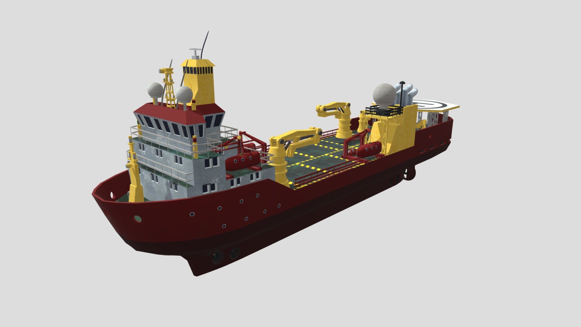 Ship OO - Download Free 3D model by gogiart (@agt14032013) [7404ed4] - Sketchfab
