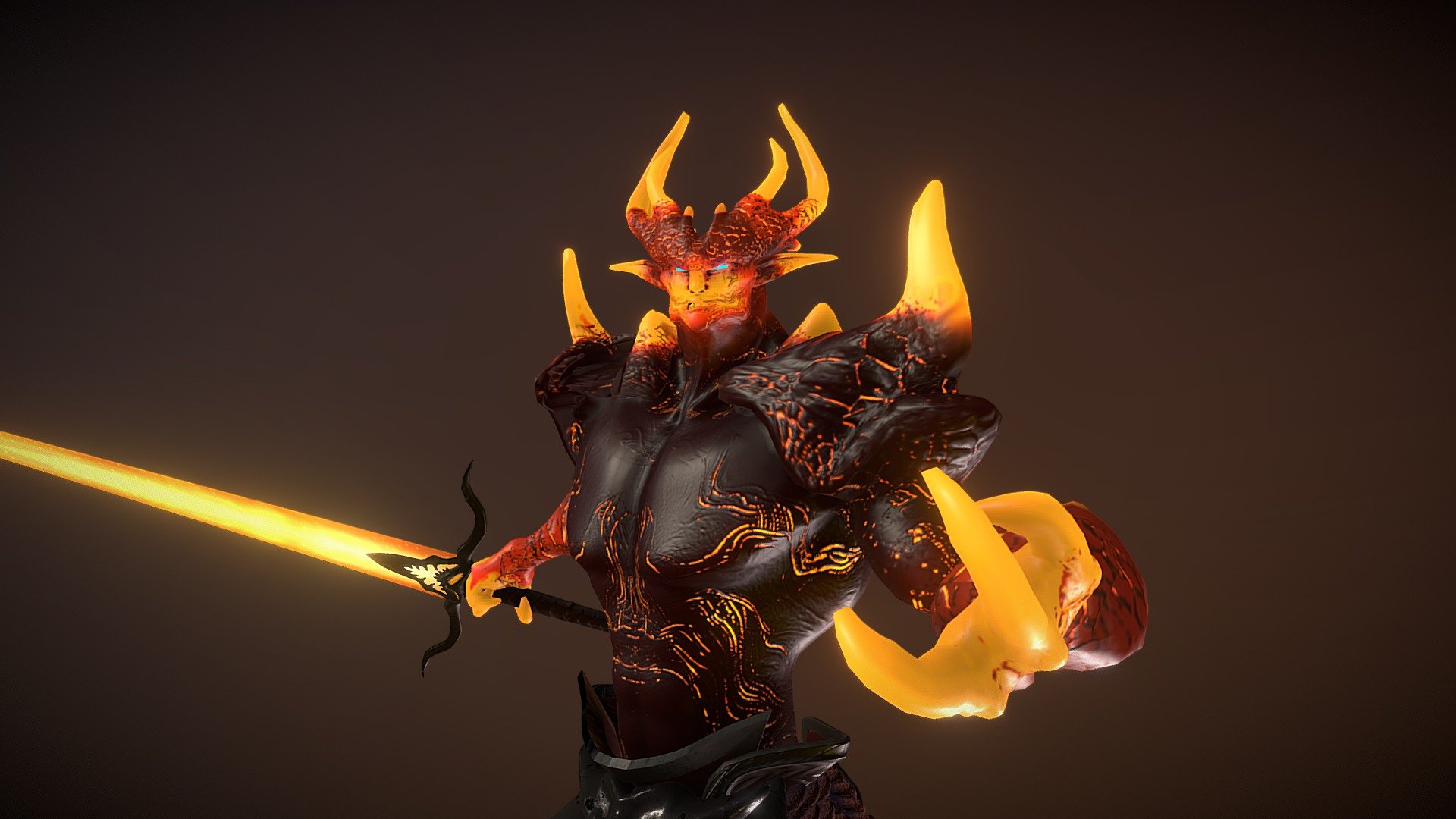 Fire king - 3D model by horanbeckman [74054ed] - Sketchfab