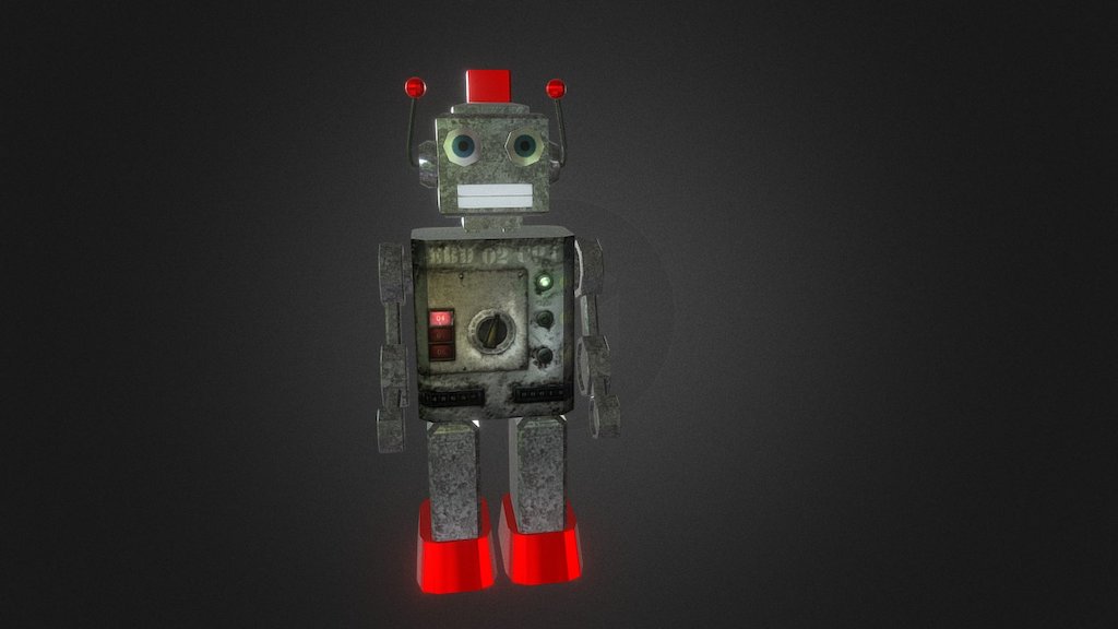 Robot - Download Free 3D model by mendesviana [7405dba] - Sketchfab