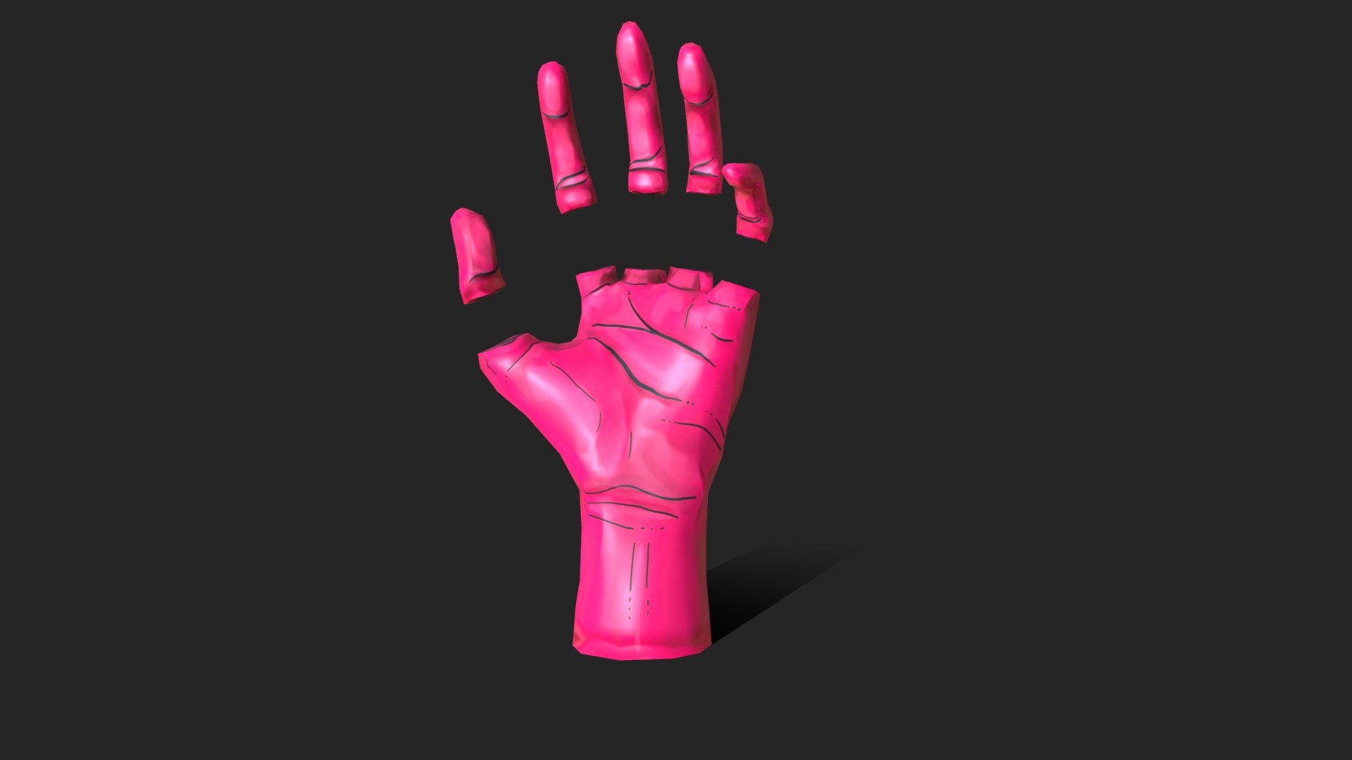 Hand Cartoon Style - 3D model by Lariisae [7406fa7] - Sketchfab