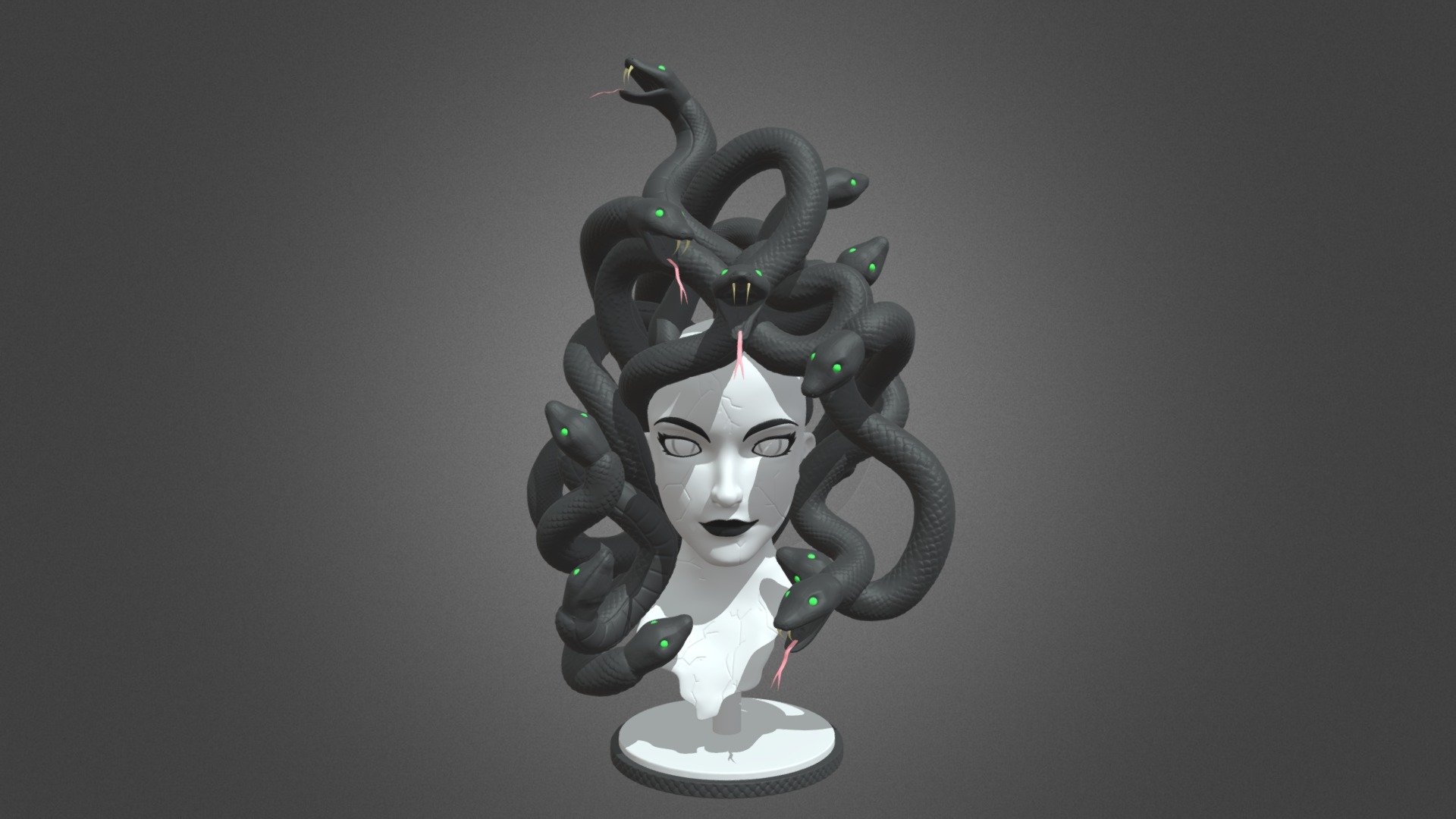 Medusa - 3D model by MontanariArt [7407a5a] - Sketchfab