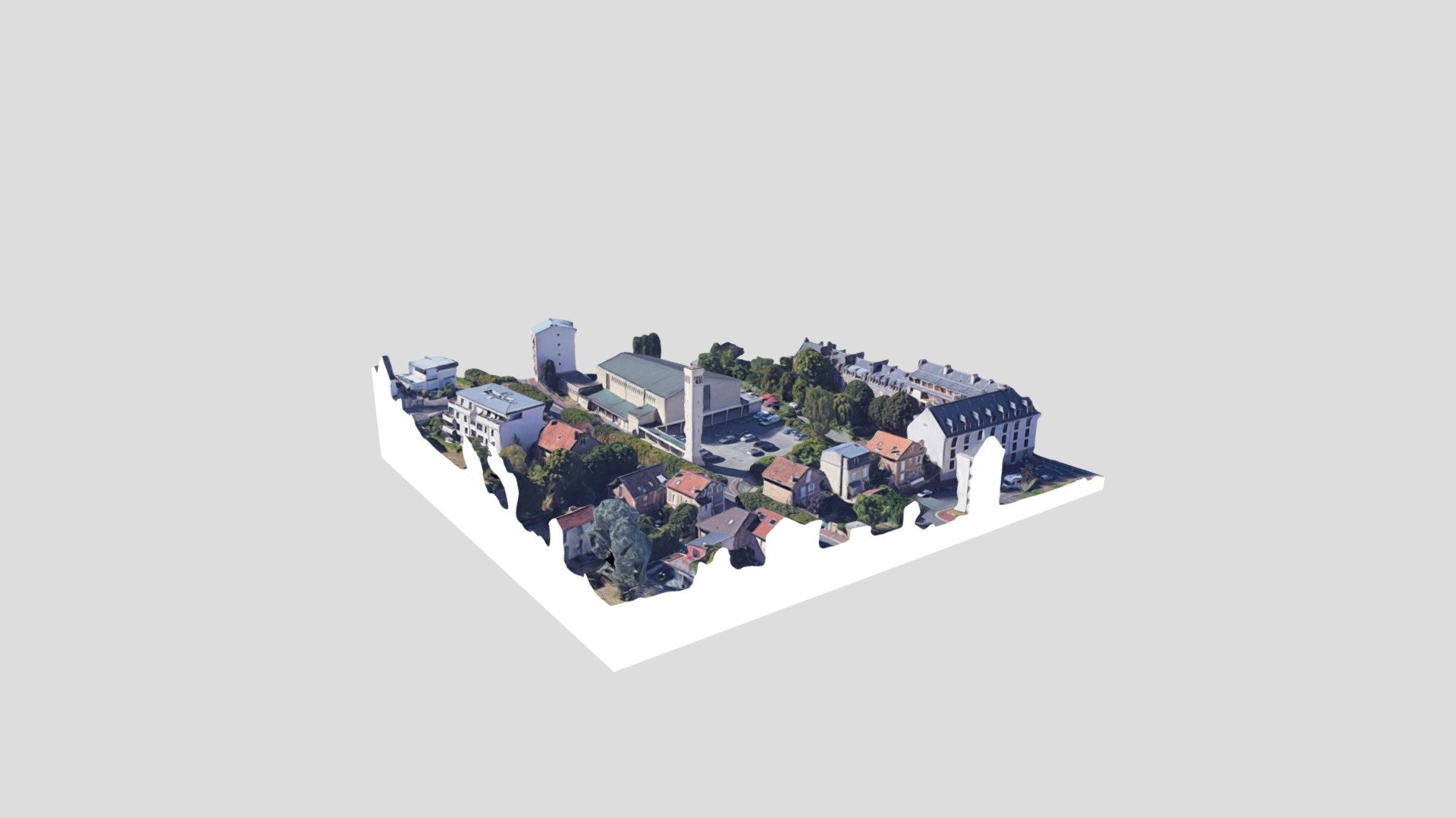501 - Eglise Ste Julitte - Saint Cyr l'école - Download Free 3D model ...