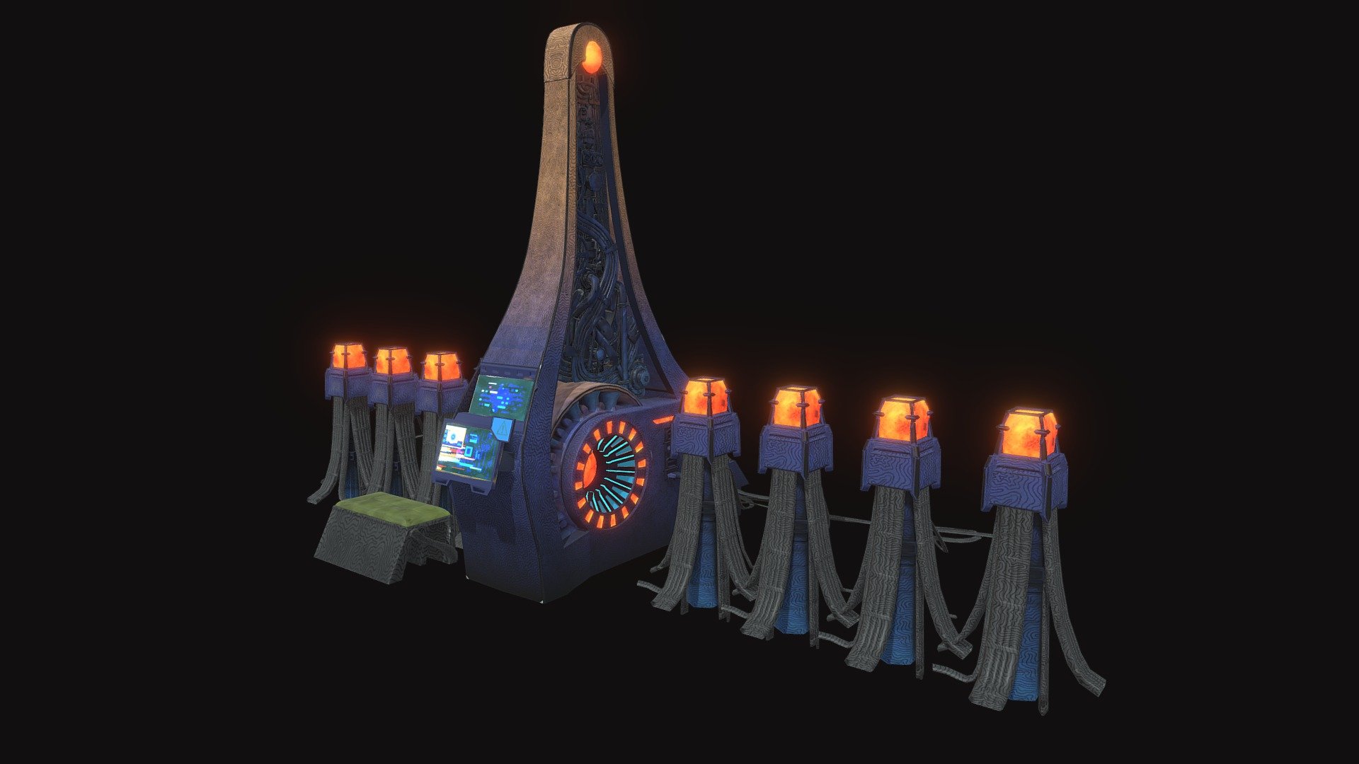 Mind Machine - 3D model by Eumina [7409ab9] - Sketchfab