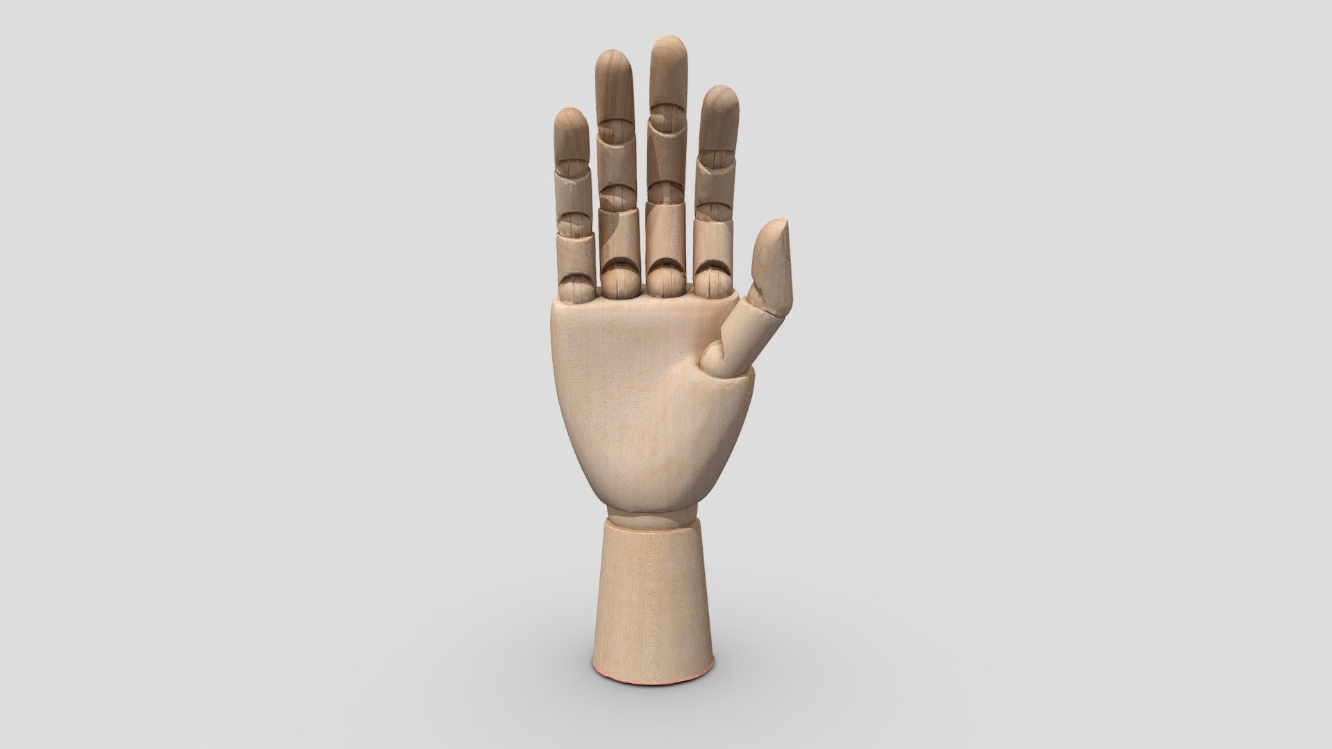 wooden hand low-poly - Download Free 3D model by 3DSCANPRO (@bemute ...