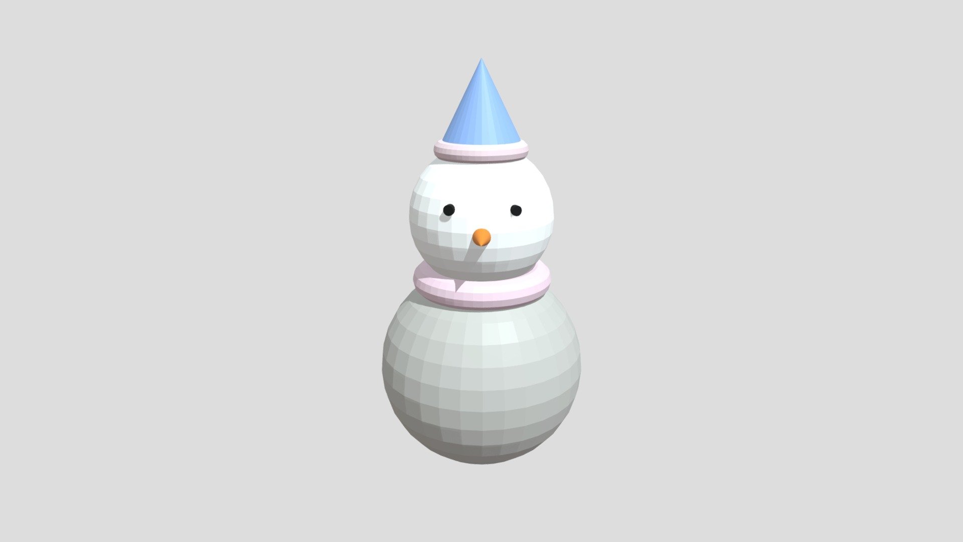 Snowman1_0 - 3D model by xueyinnn [740b3f3] - Sketchfab