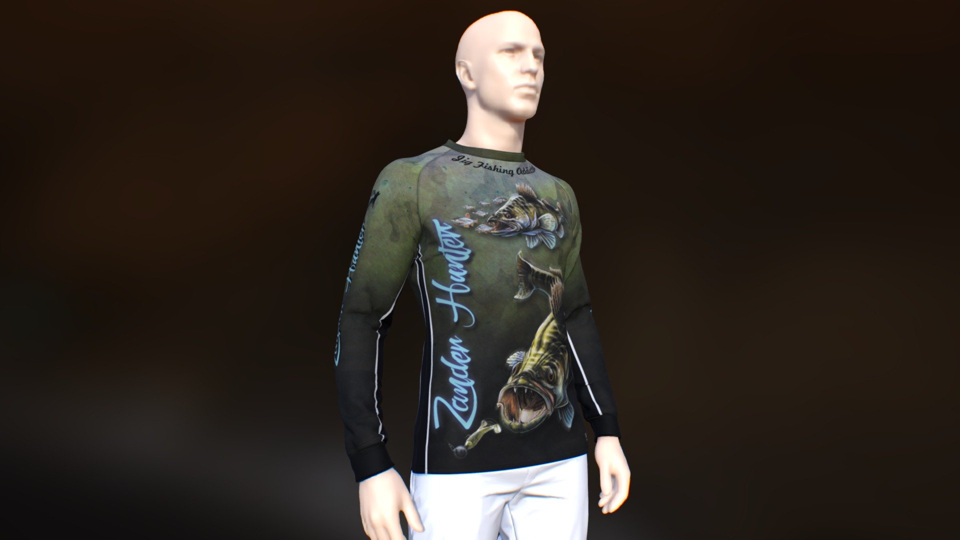 Round Neck Jersey ZANDER HUNTER - 3D model by Veduta GMA (@Veduta_GMA ...