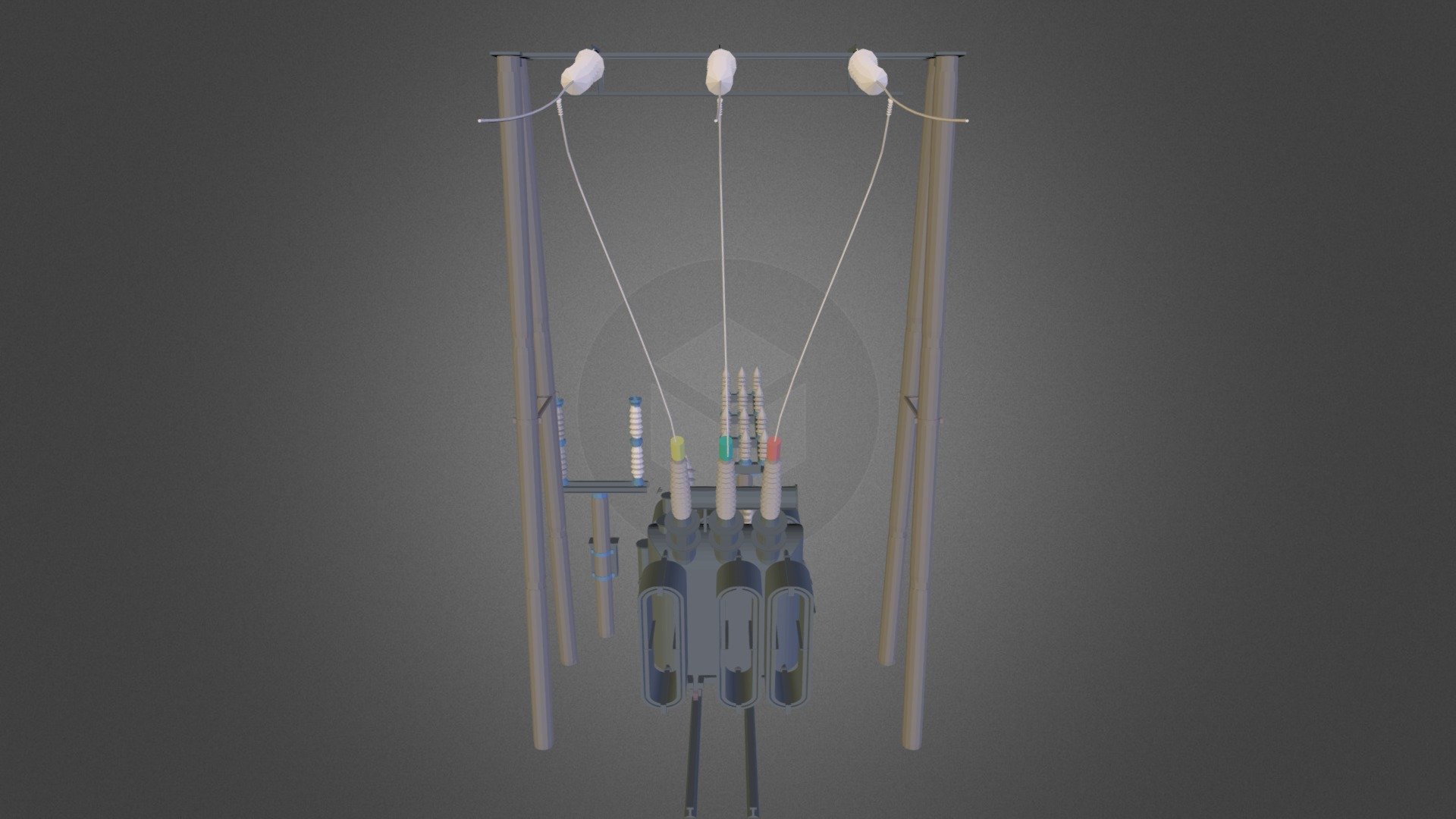 High voltage transformer N300614 - 3D model by PlumPom [740bcbd ...