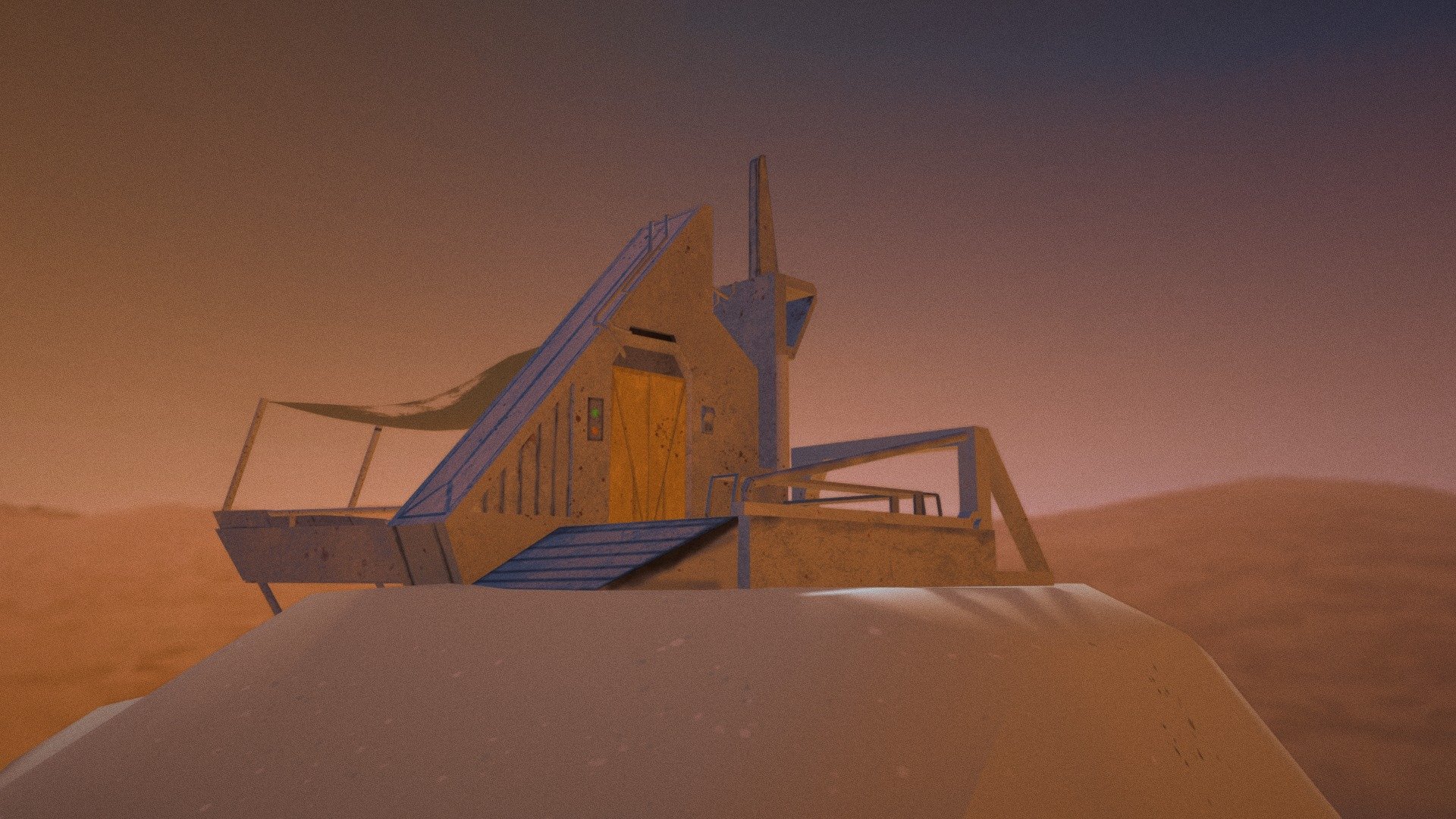 Outpost - Download Free 3D model by Eddie (@eddie_mnky) [740ddf5 ...