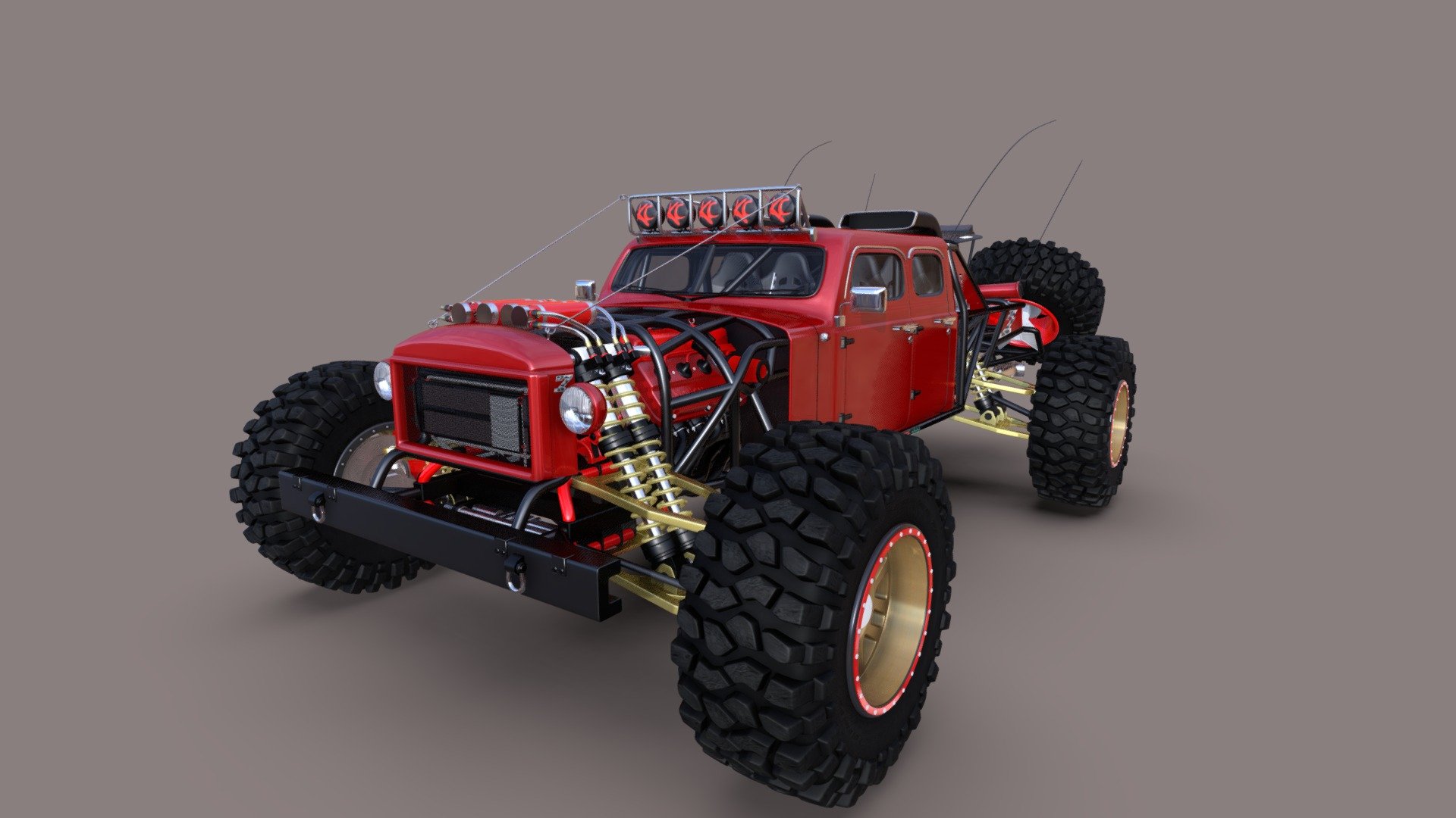 Power Wagon WIP - 3D model by marblebarble [740f3ad] - Sketchfab