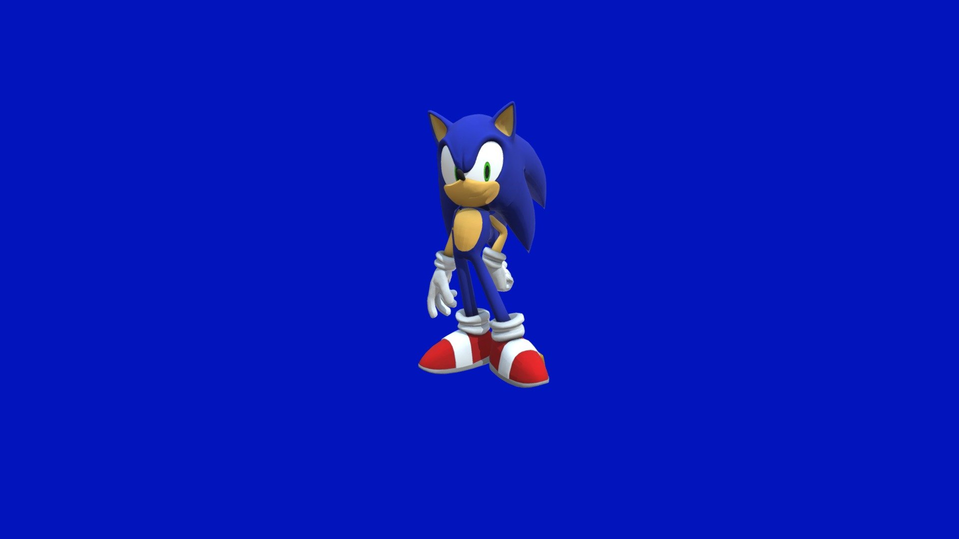 Graphic Sonic - 3D model by Vibing_V0ID [740f8cc] - Sketchfab
