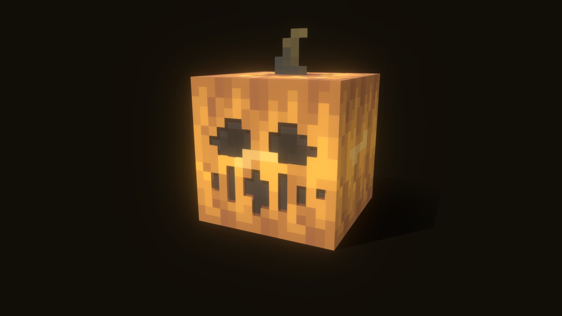 Halloween Pumpkin / Jack O' Lantern - 3D model by quiktori [74100ed ...