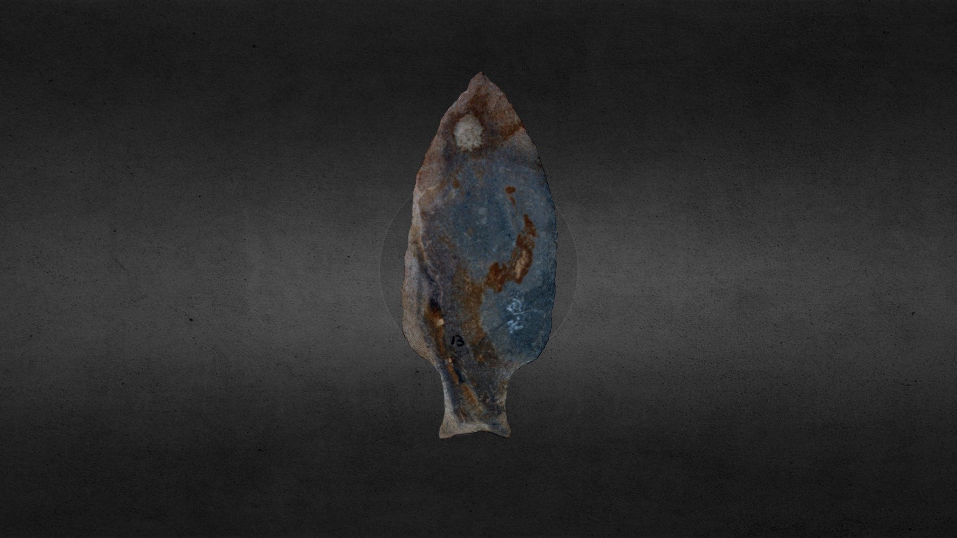 Fishtail Projectile Point - 3D model by Flavia Barceló (@Flavia_Barcelo ...