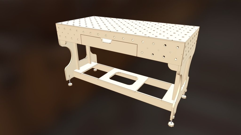 Workbench 1 - Download Free 3D model by utemix [7411557] - Sketchfab