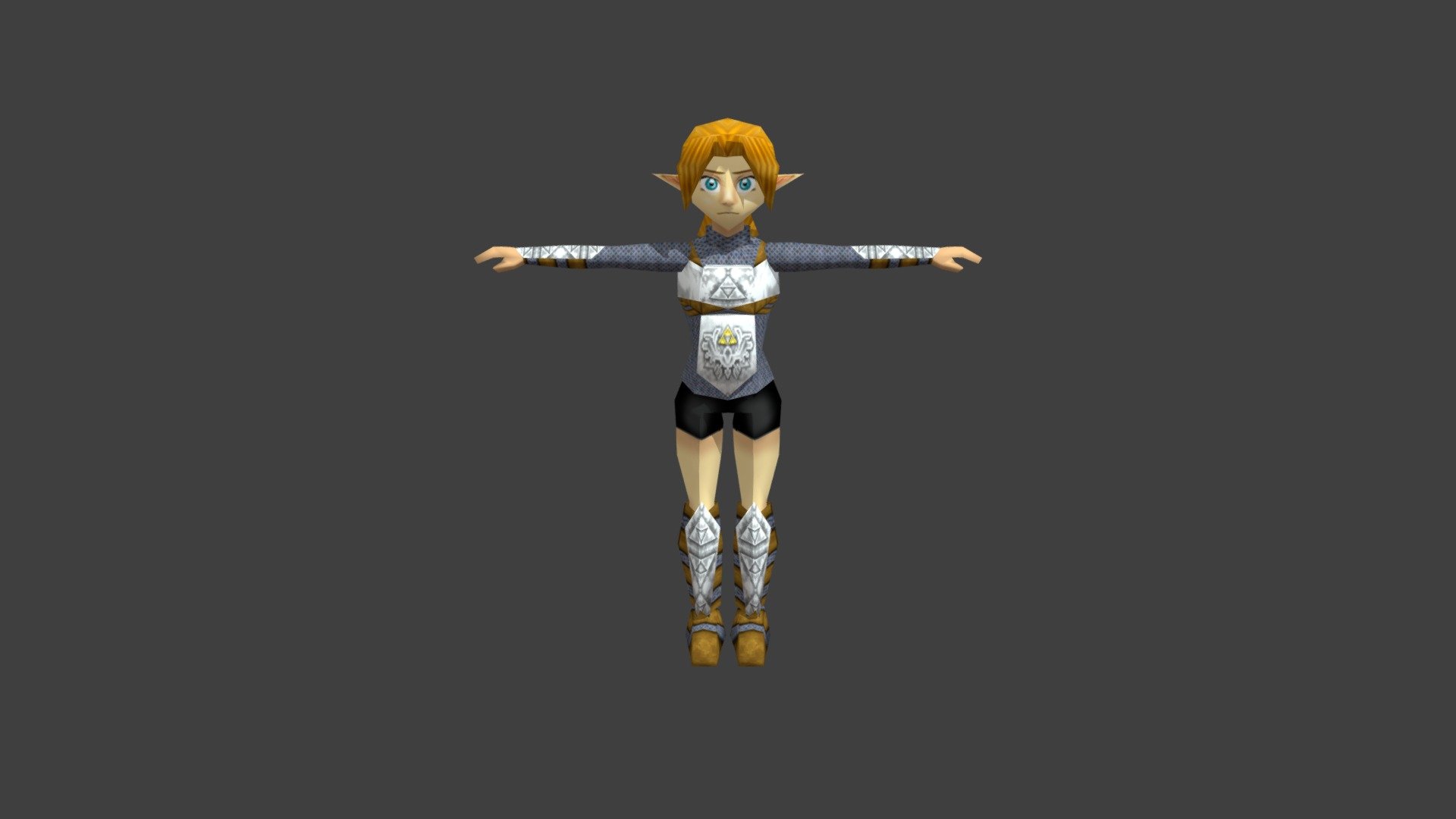 Zelda (Soldier) - N64 Styled Model - Download Free 3D model by ...