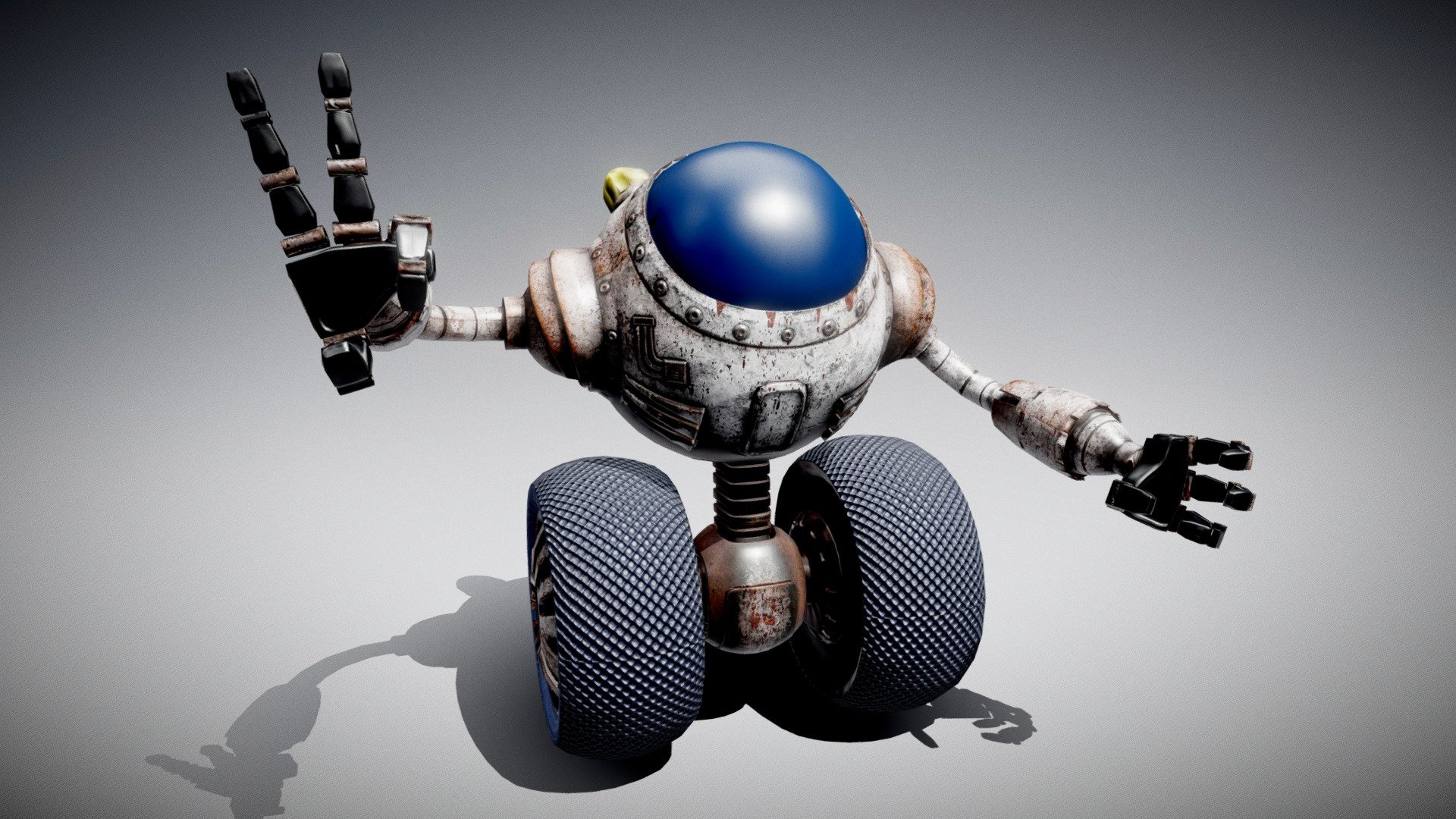 Robot R0-BRT0 - 3D model by Krlts [7412fbf] - Sketchfab