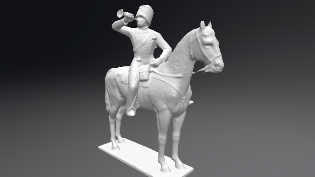 Korpsrijdende (Gele Rijder) - 3D model by indigorise [74144a6] - Sketchfab