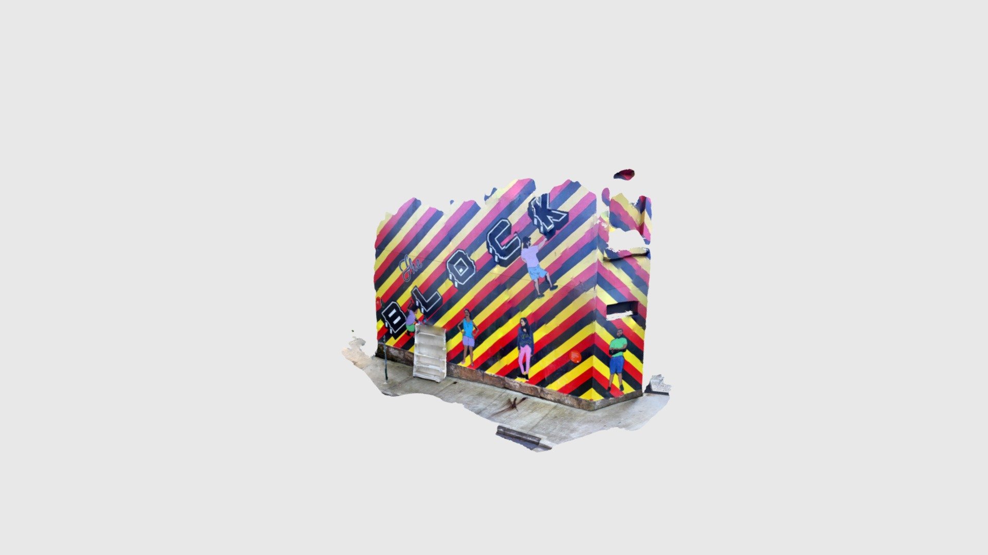 The Block Mural - Download Free 3D model by Jimmy Gunawan ...