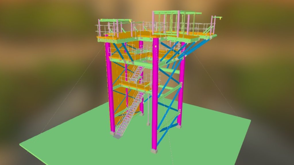 FRIES TOWER - 3D model by birminghamdrafting [741514e] - Sketchfab