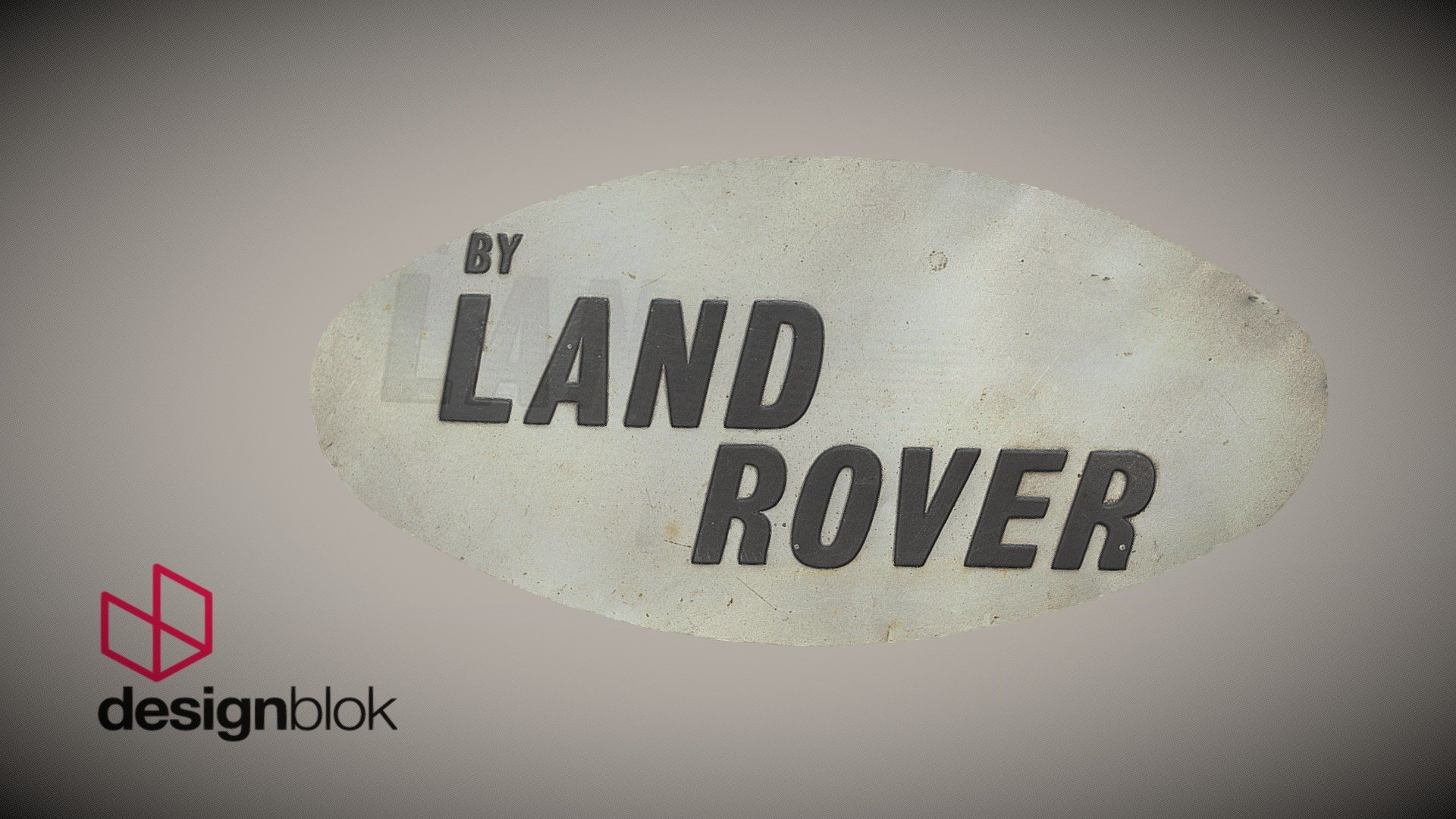 Early Range Rover Badge - 3D model by Designblok [741673c] - Sketchfab