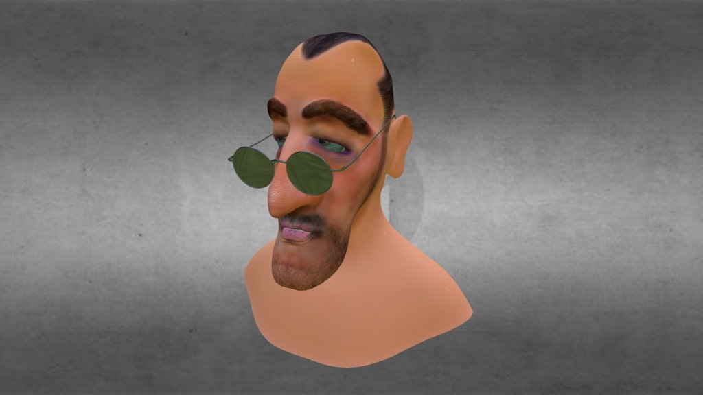 Jean Reno - 3D model by davomora [7416c1d] - Sketchfab