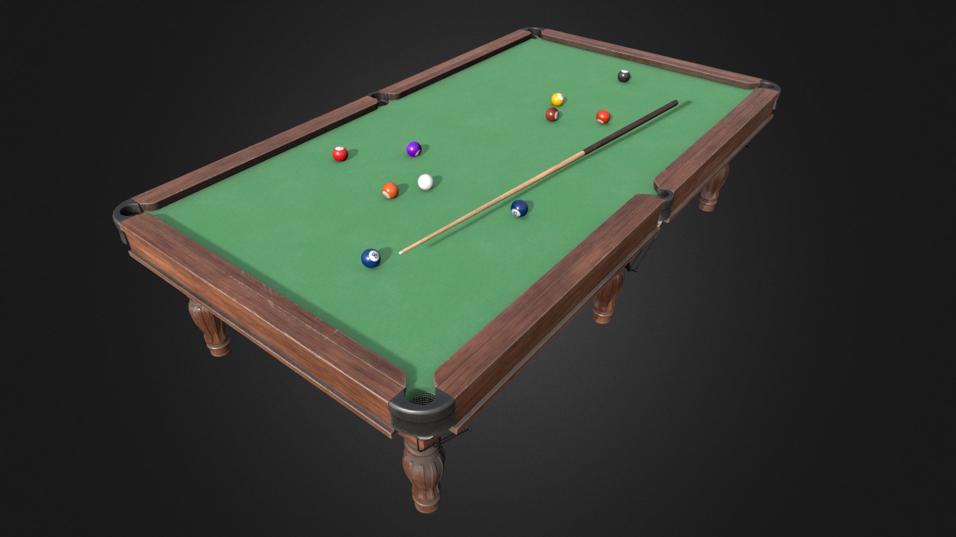 Billiard - Buy Royalty Free 3D model by Studio 795 (@studio_795 ...