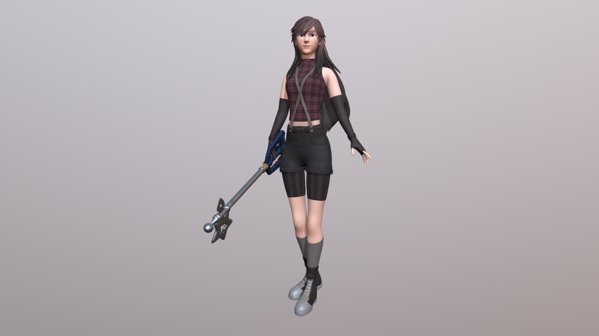 Original character - Aria - 3D model by Nordielie [7417cc3] - Sketchfab