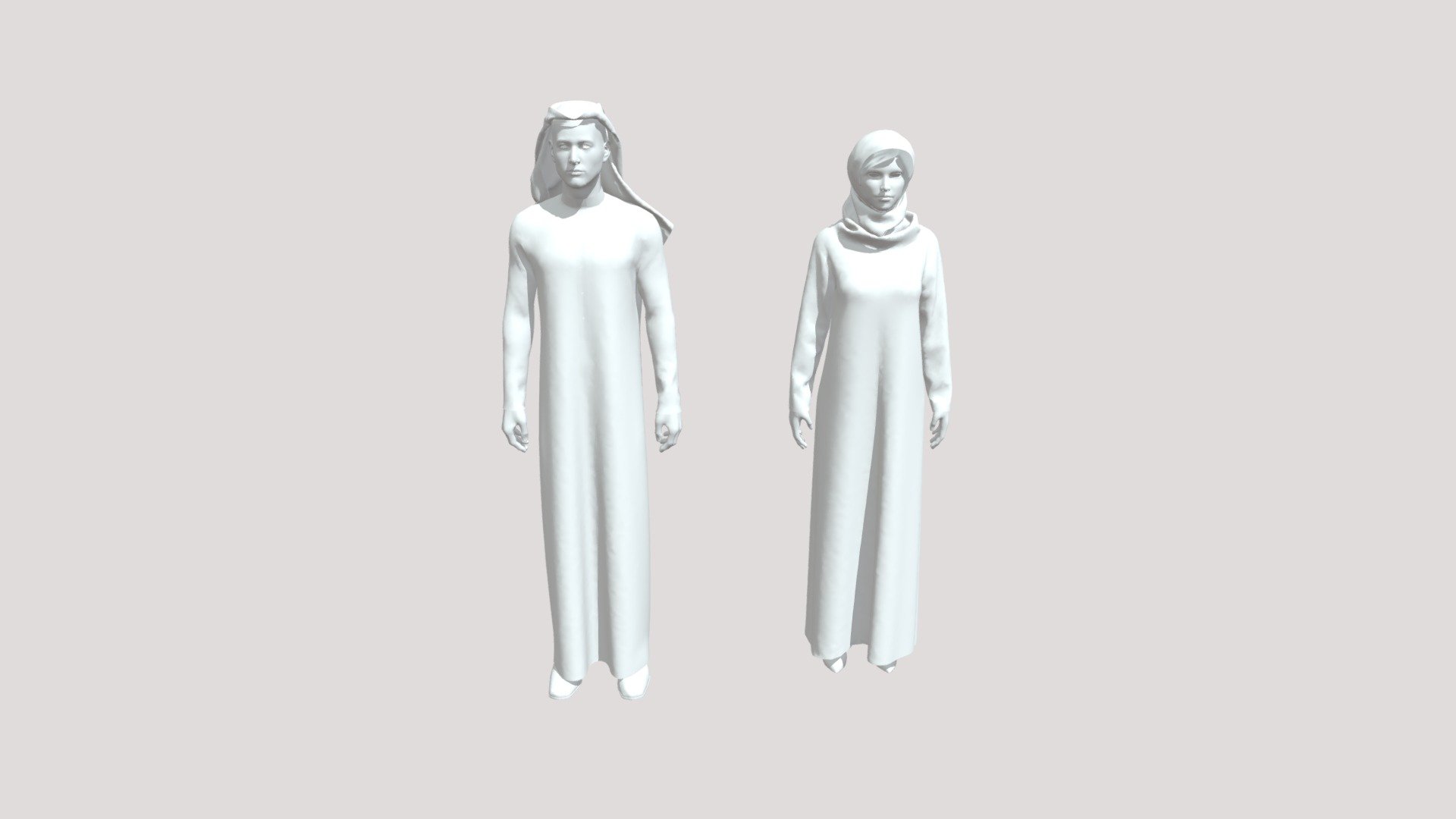 saudi charachter - 3D model by bayan.seraj [74188c9] - Sketchfab