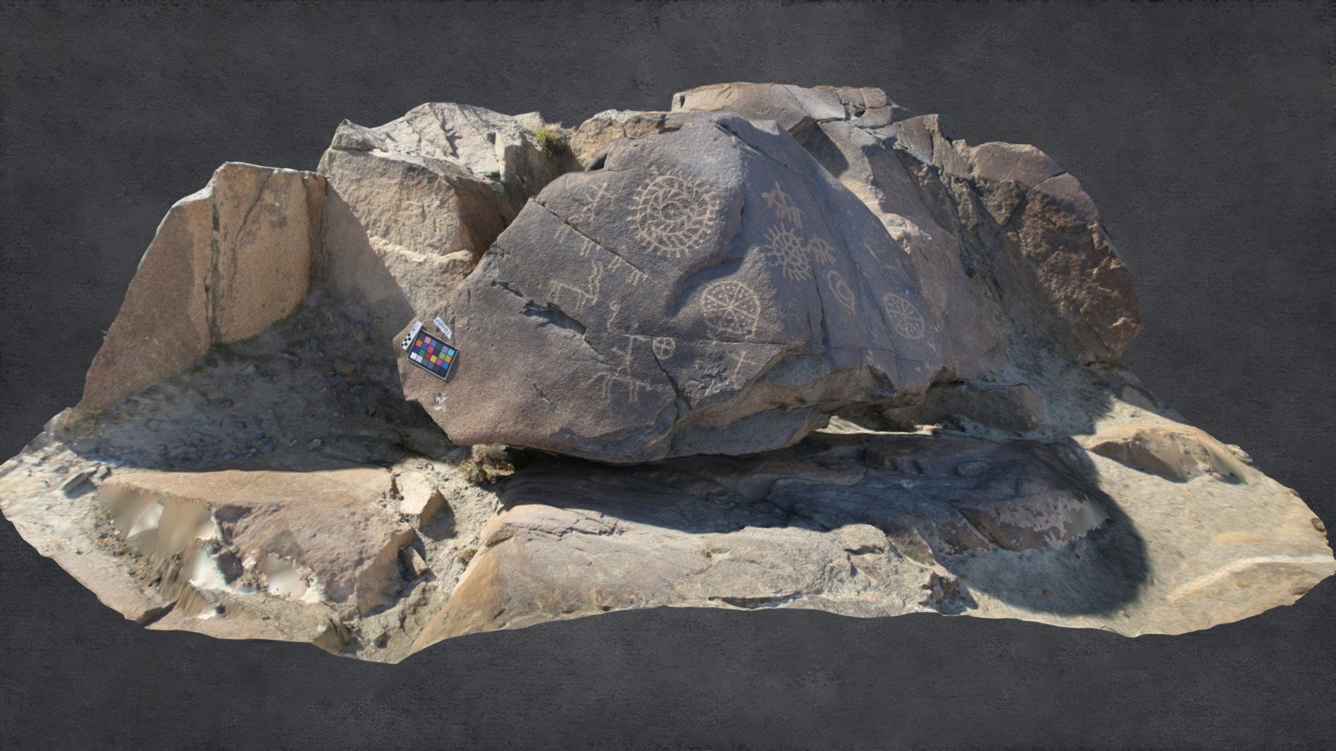 Rock Carving at Hodar Gah (Rock HD1-011-1) - 3D model by cvlablums ...