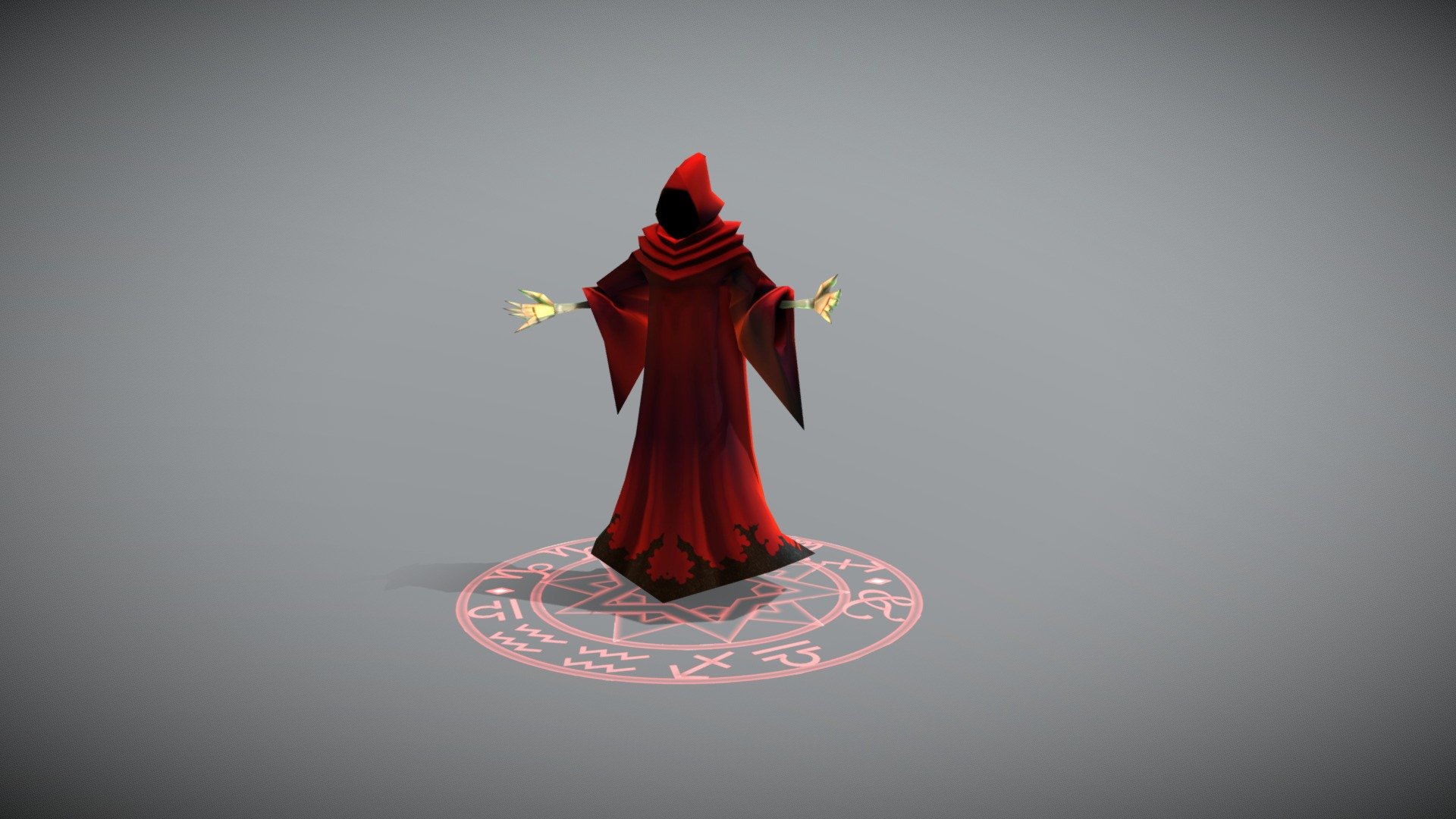Red Wizard - 3D model by MBaglini [741cd14] - Sketchfab