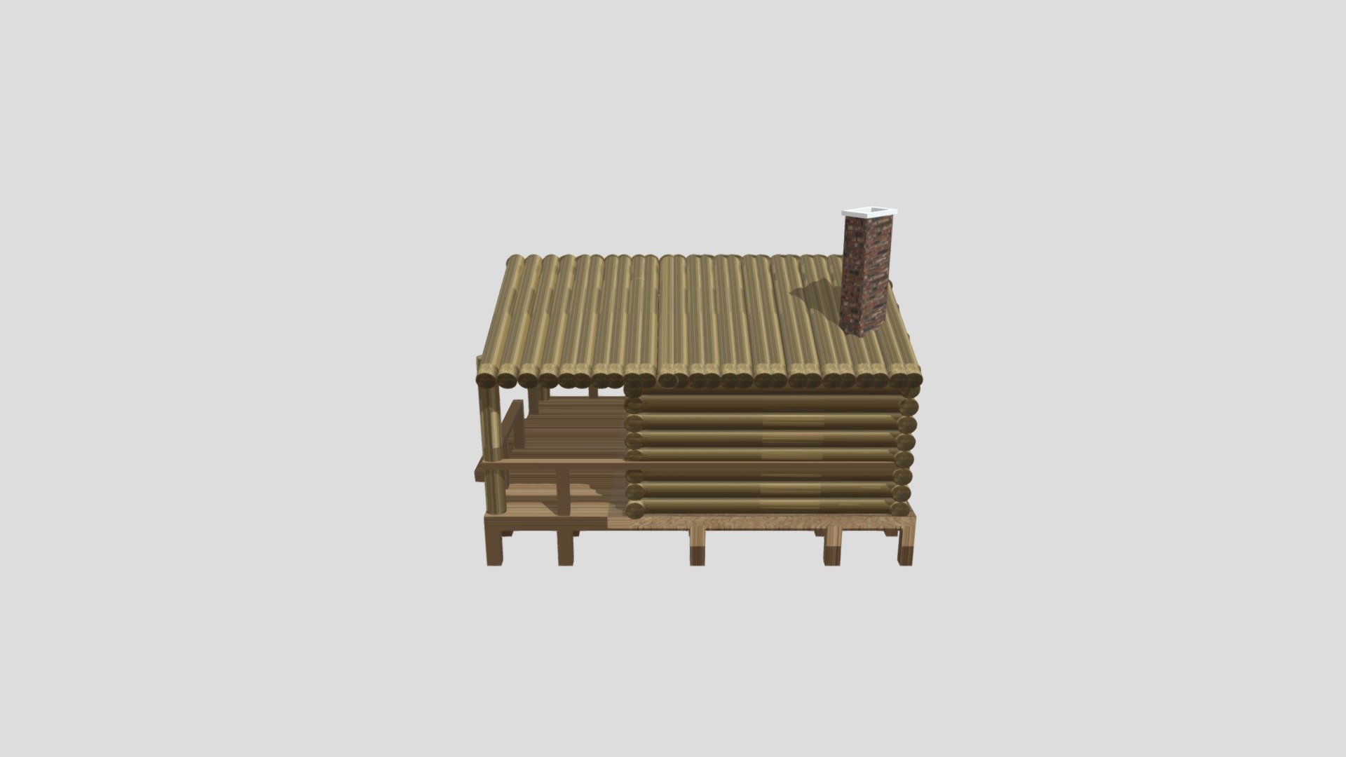 Cabin - 3D model by lalogarza [741da19] - Sketchfab