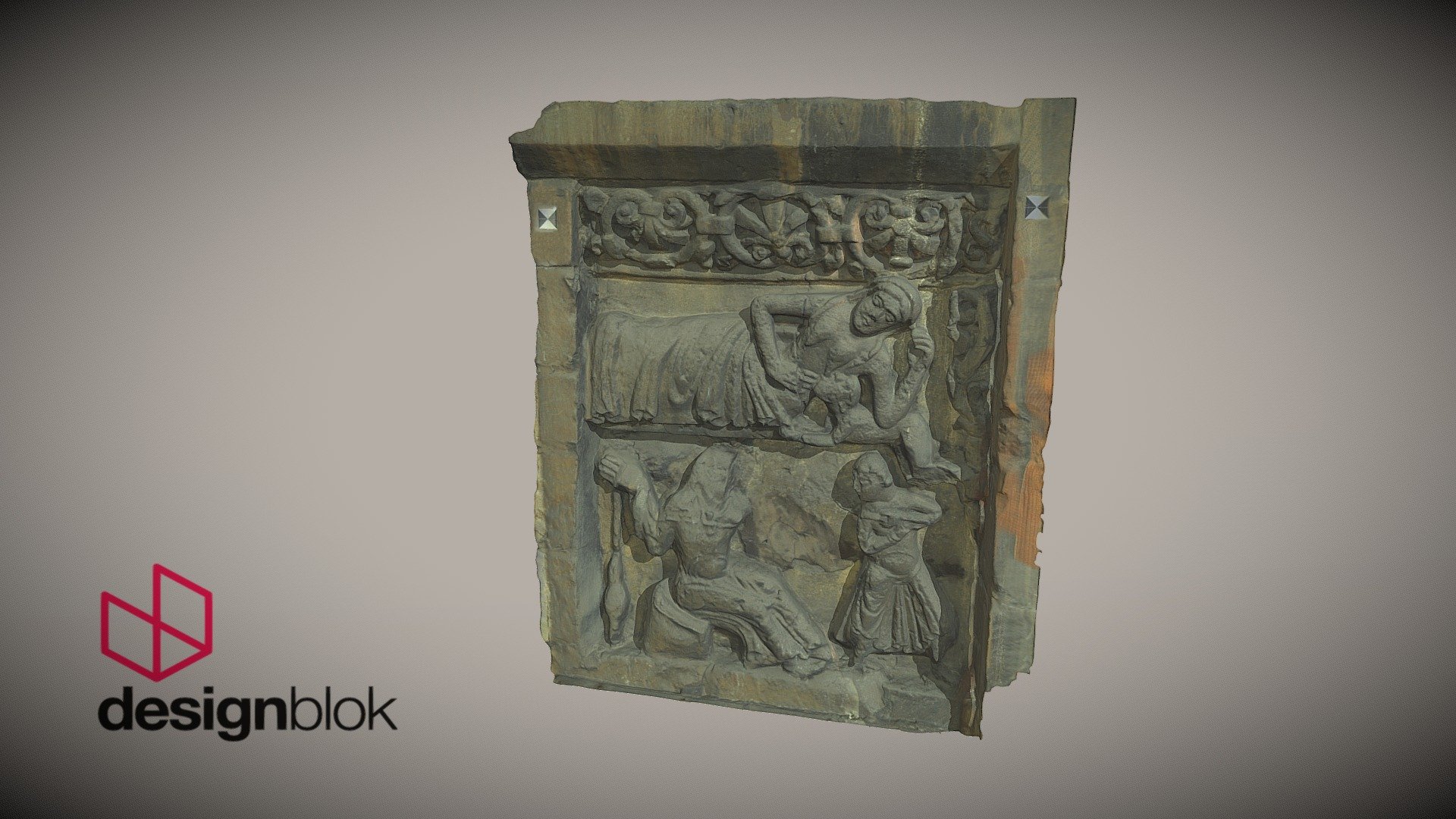 Lincoln Cathedral Romanesque Frieze 7 - 3D model by Designblok [741eb55 ...