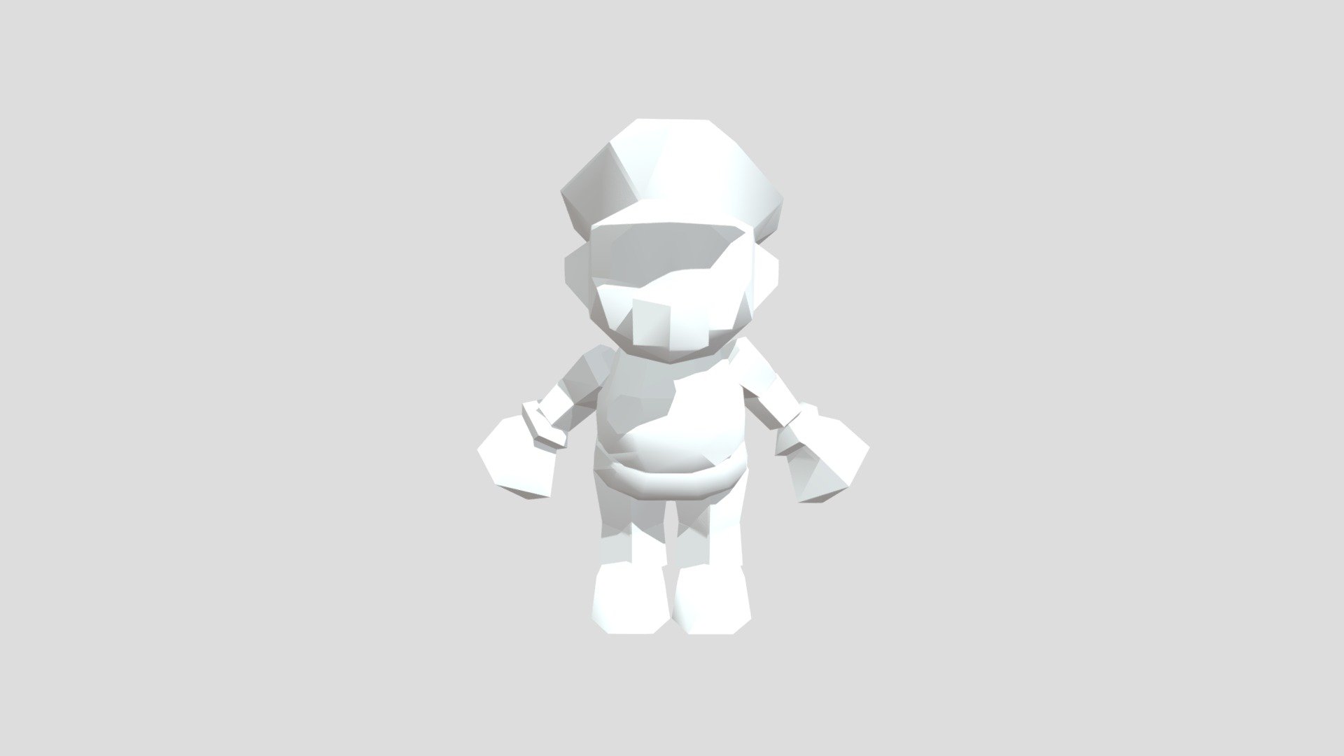 plain Mario prototype fixed - 3D model by taraleblanc88 [741f87a ...