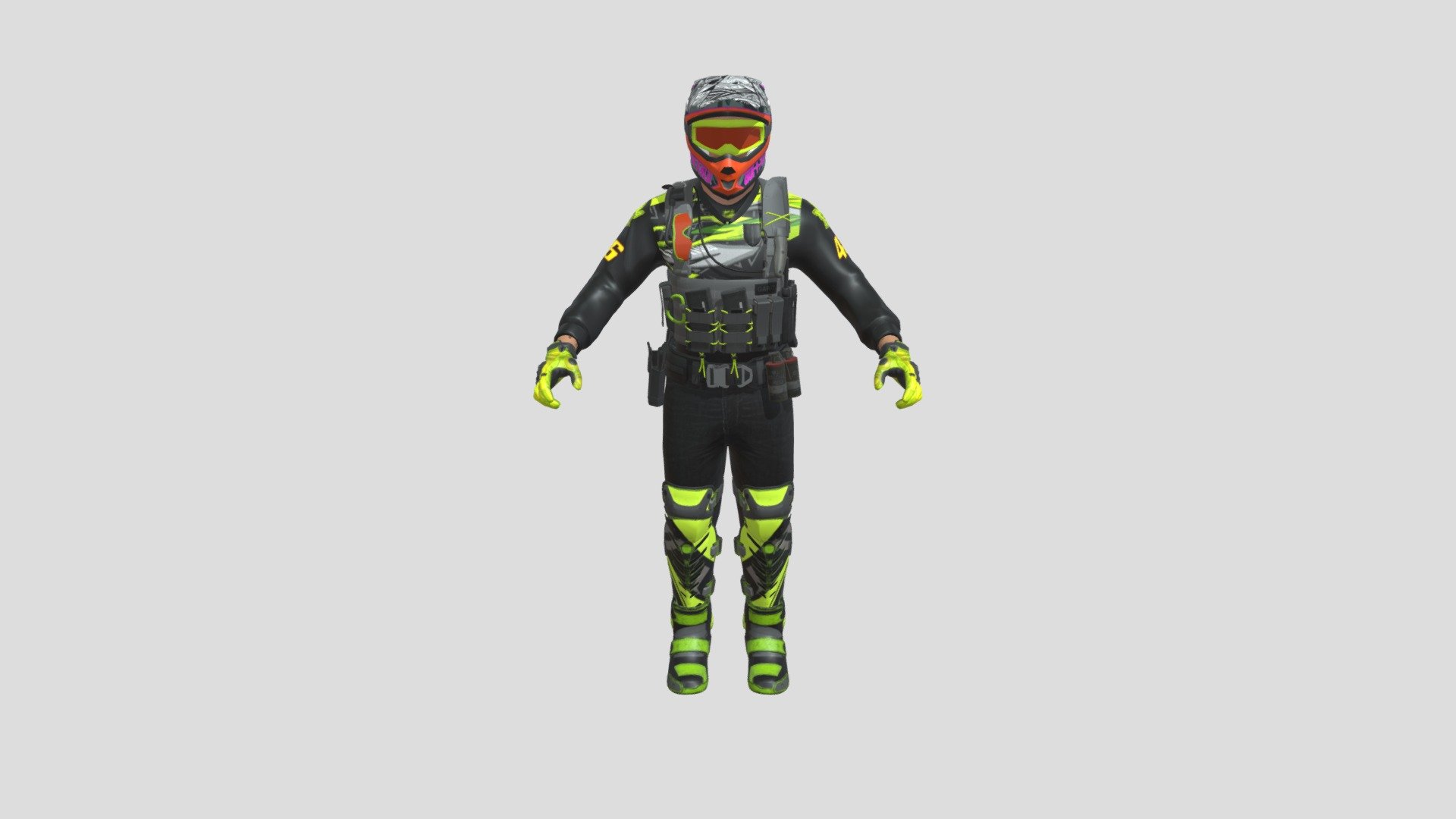 Rush | Combat Master - Download Free 3D model by SirDJCat [74229e7 ...