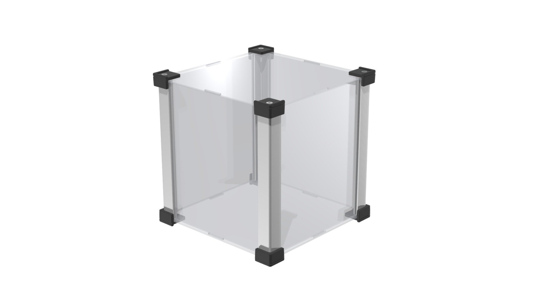 ACLYRIC BOX with CORNER GUARD - SKGF150-150-150 - 3D model by ...