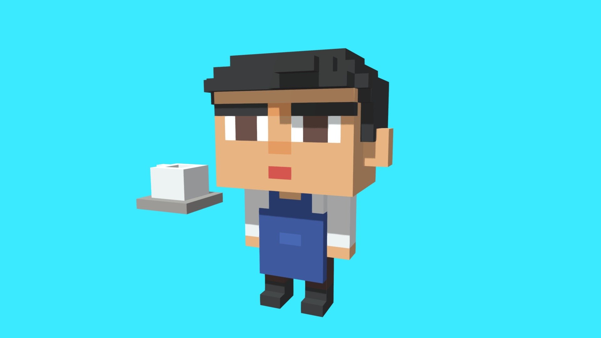 Voxel Boys - Barista Joe - Buy Royalty Free 3D model by COVE989 ...