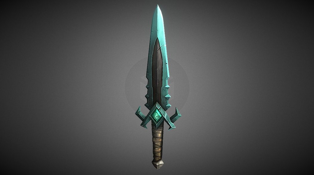 Blue Sword - 3D model by the7isbest [74262ef] - Sketchfab