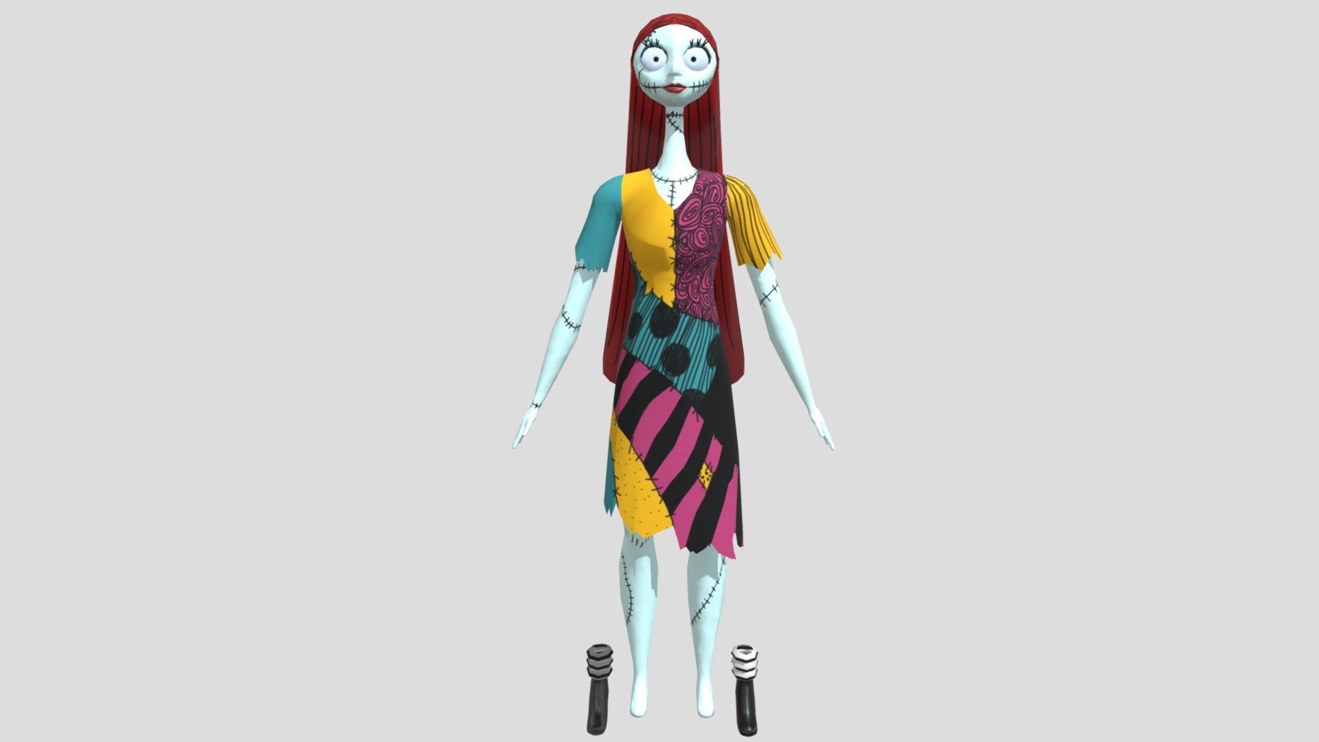 Sally Skellington lowpoly - Download Free 3D model by colinmaya ...