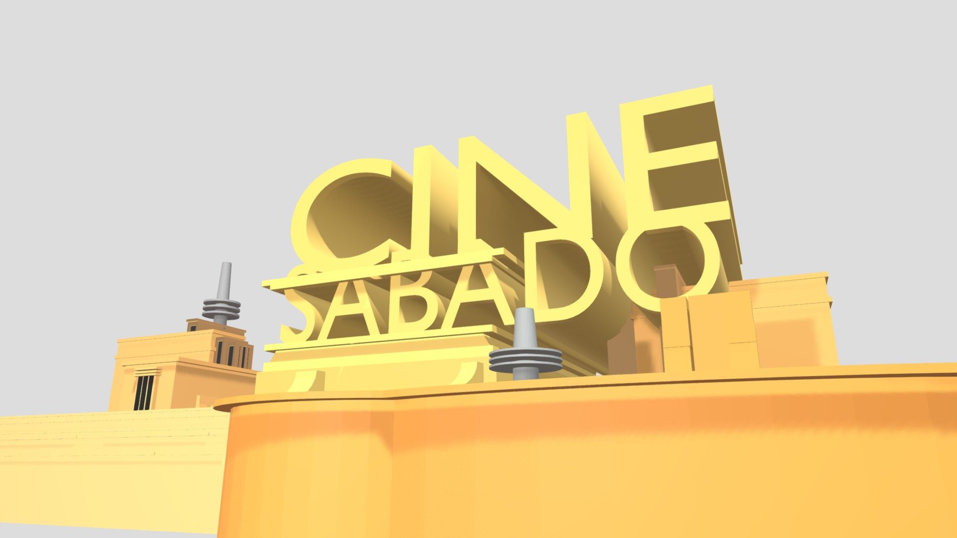 Cine Sabado 2008 Remake - Download Free 3D model by ...