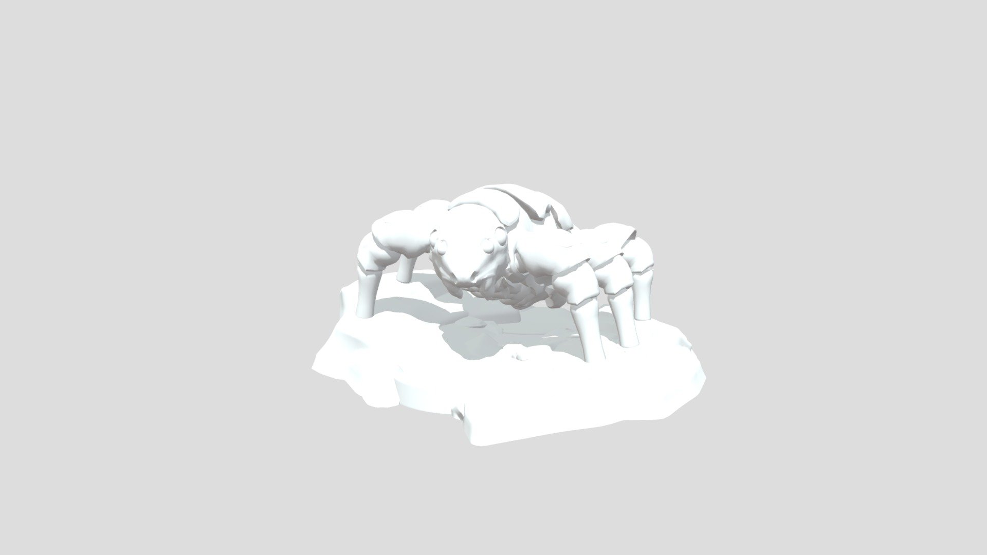 Spider mole - 3D model by Stephen West (@stephenbrooks) [7427f81 ...