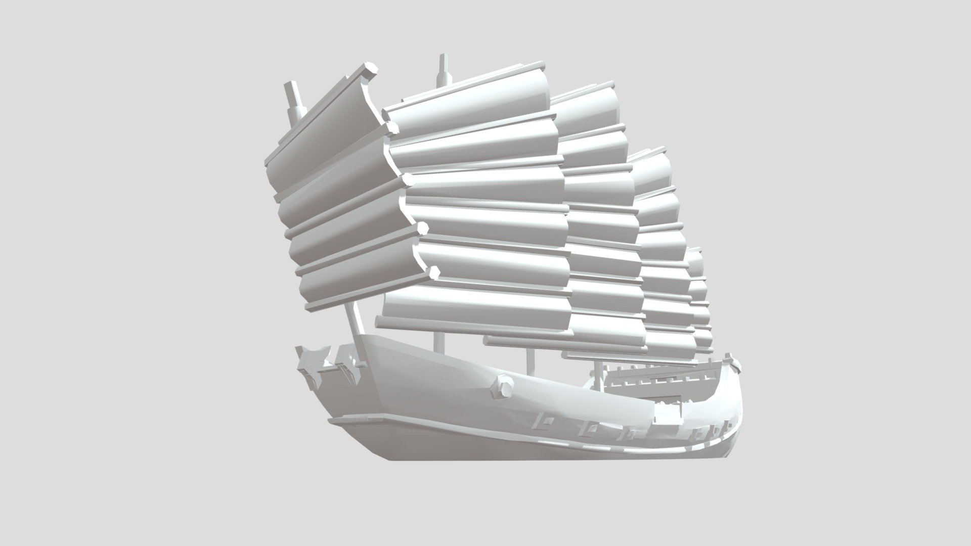 Treasure Fleet War Junk - 3D model by Kevin Ying (@ringlord) [742874a ...