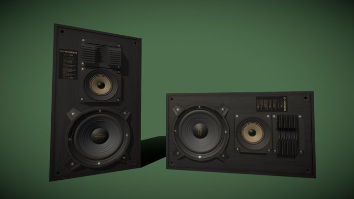 Speaker 3D models - Sketchfab